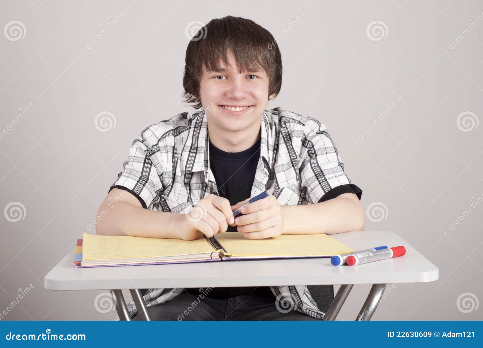Portrait of the Student, College Student Stock Image - Image of ...