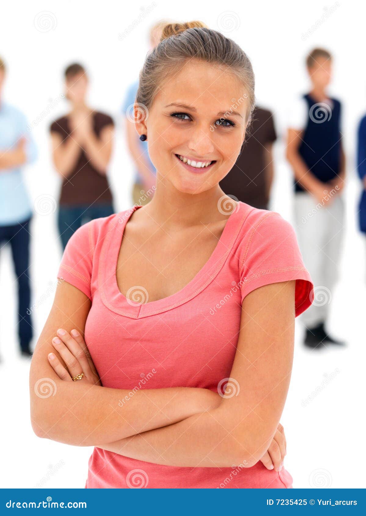 Portrait of a Student Standing Out Stock Image - Image of adult ...