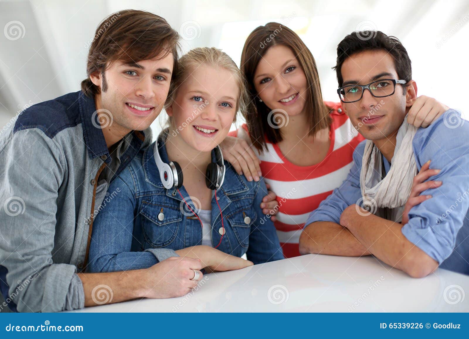 Portrait of Students in Class Stock Photo - Image of university, school ...