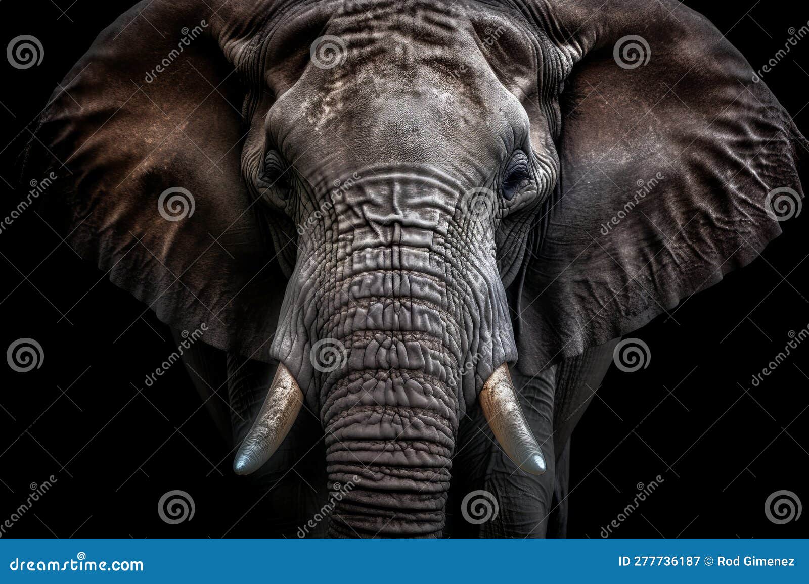 Powerful 8k Elephant: Majestic Creature In High-resolution Royalty-Free ...