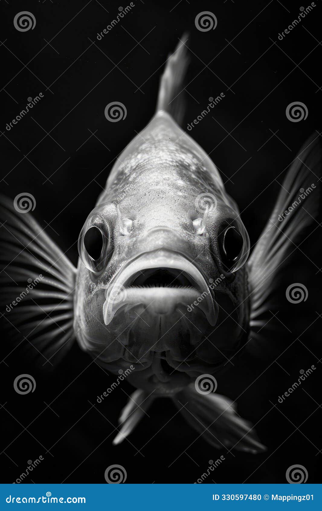 Portrait Of A Fish Dressed As A Climber Who Conquers Mount Royalty-Free ...