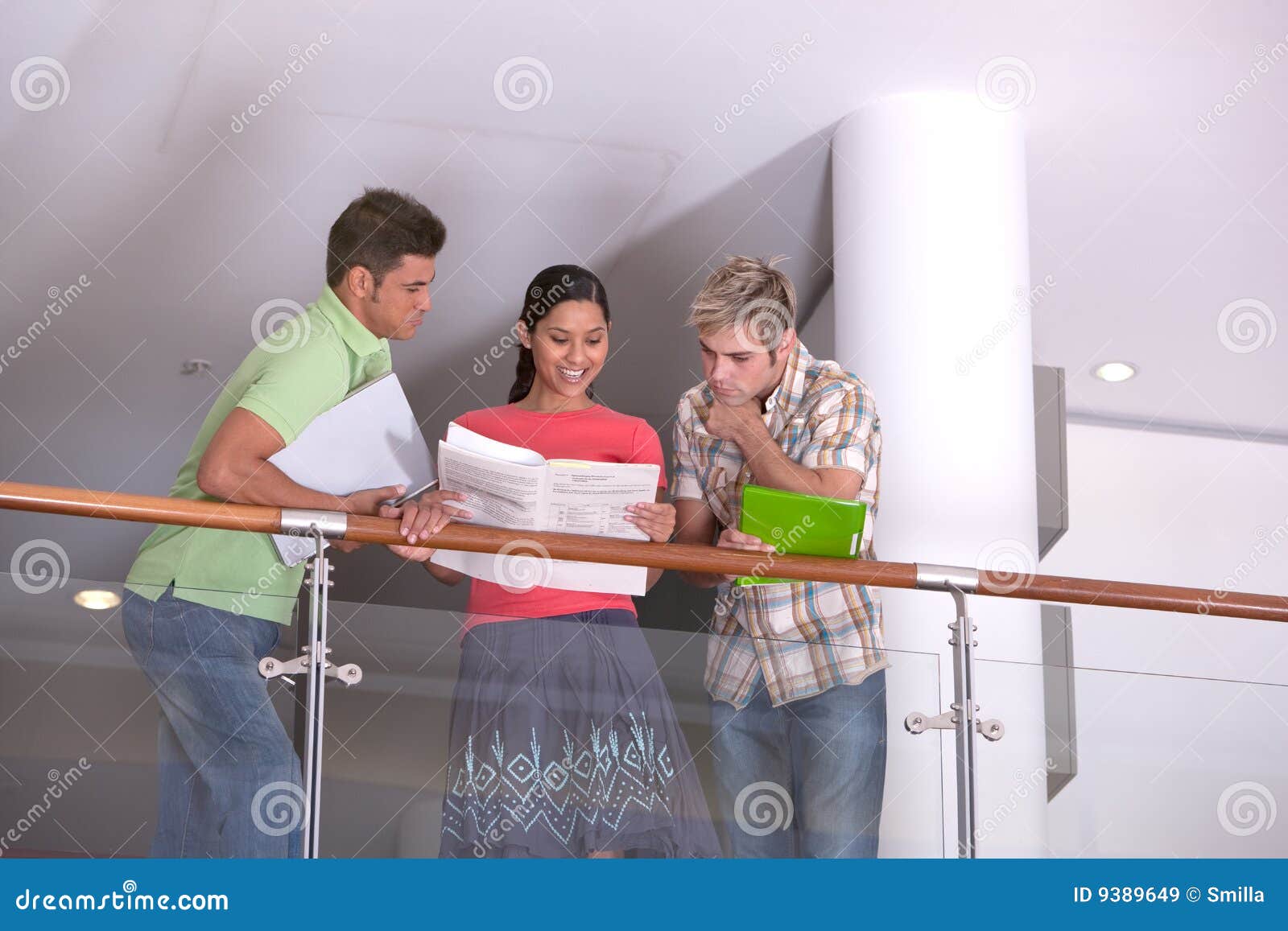 Portrait of study group stock image. Image of caucasian - 9389649