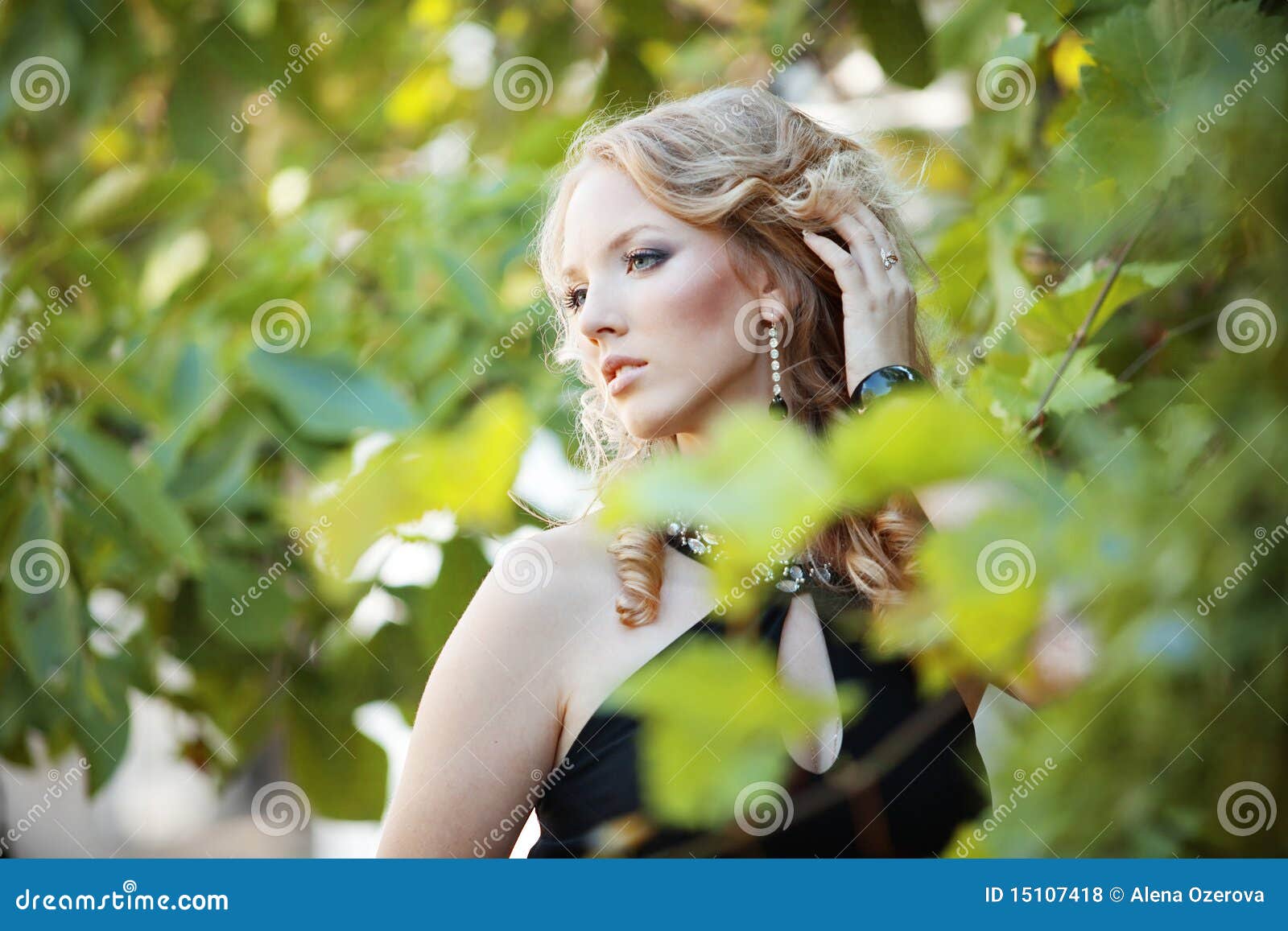 Portrait of stylish lady stock photo. Image of gorgeous - 15107418