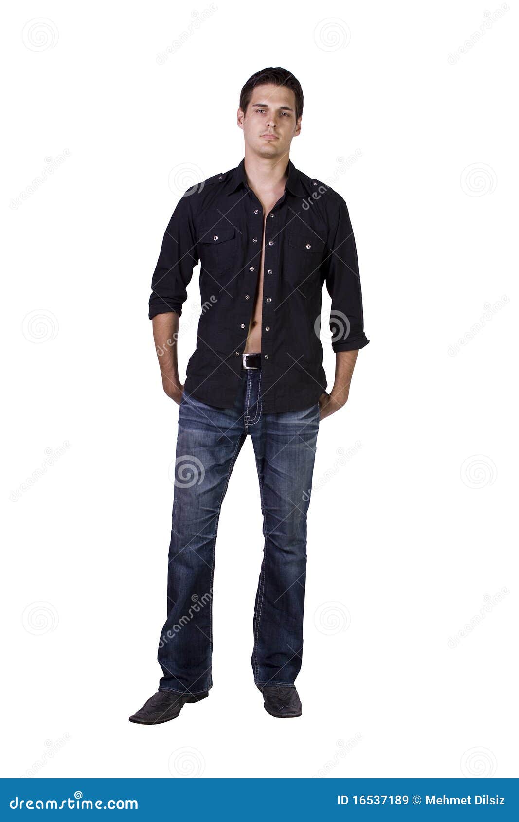 Portrait of Stylish Young Man Stock Image - Image of stylish, attitude ...