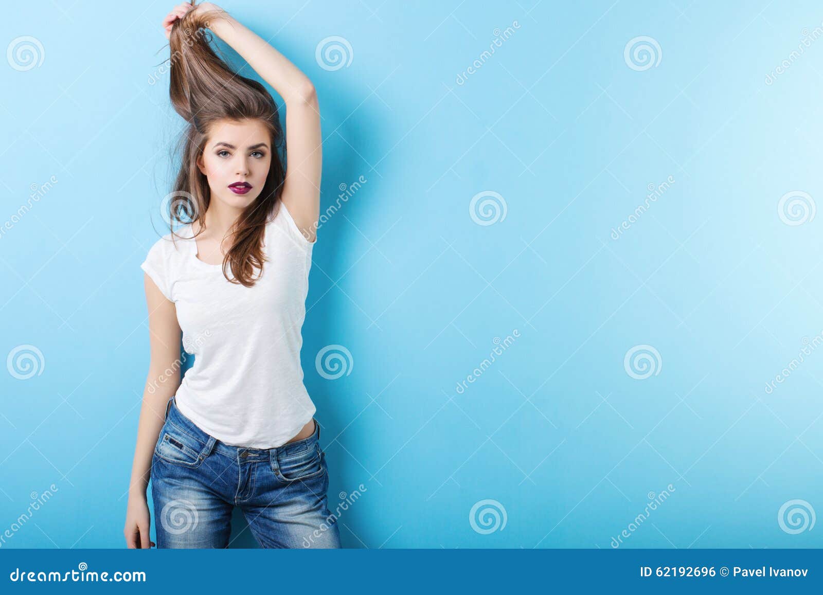 Portrait of a Stylish Young Woman. Stock Photo - Image of fresh, beauty ...
