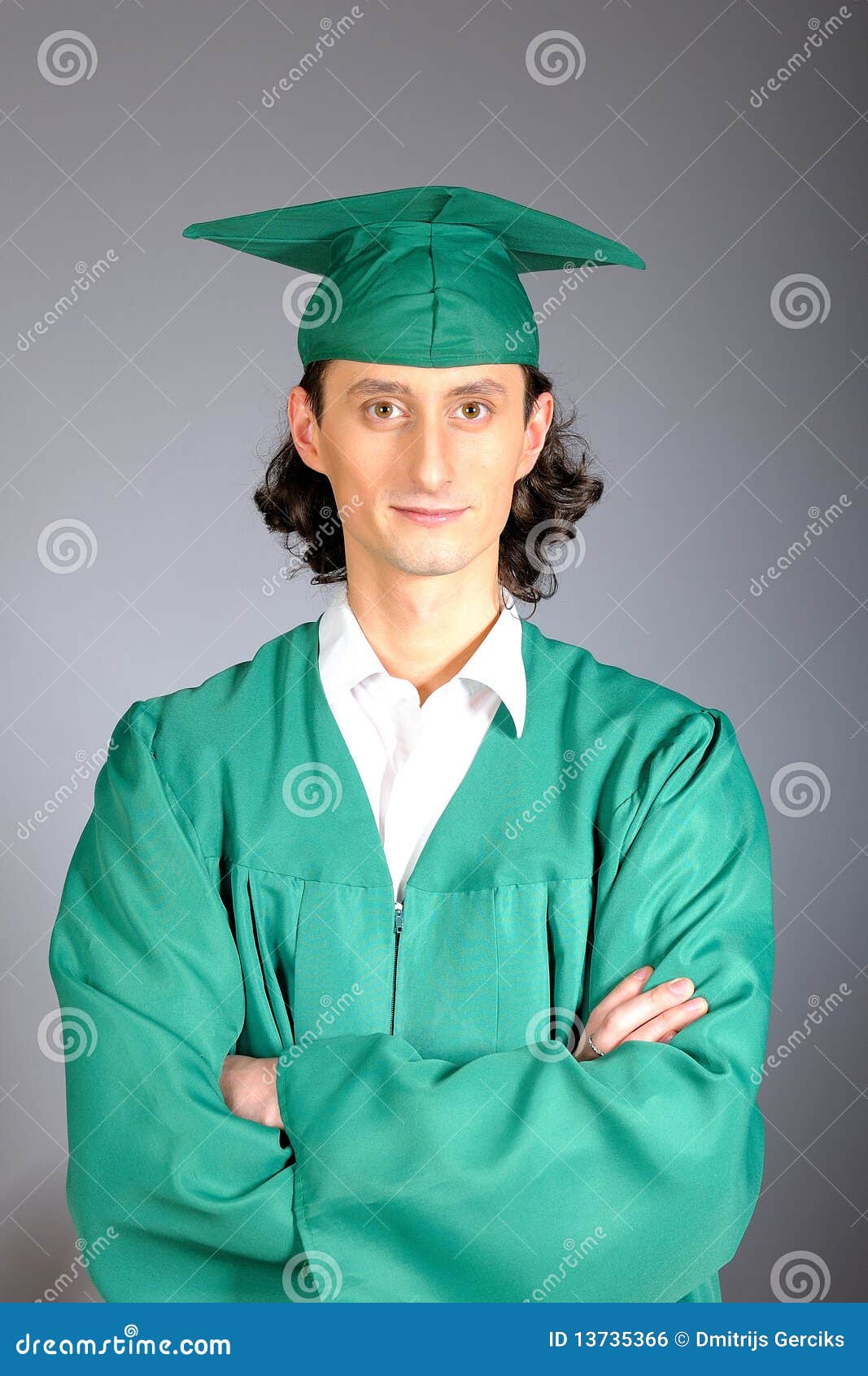 Portrait of a Succesful Man on His Graduation Day Stock Photo - Image ...