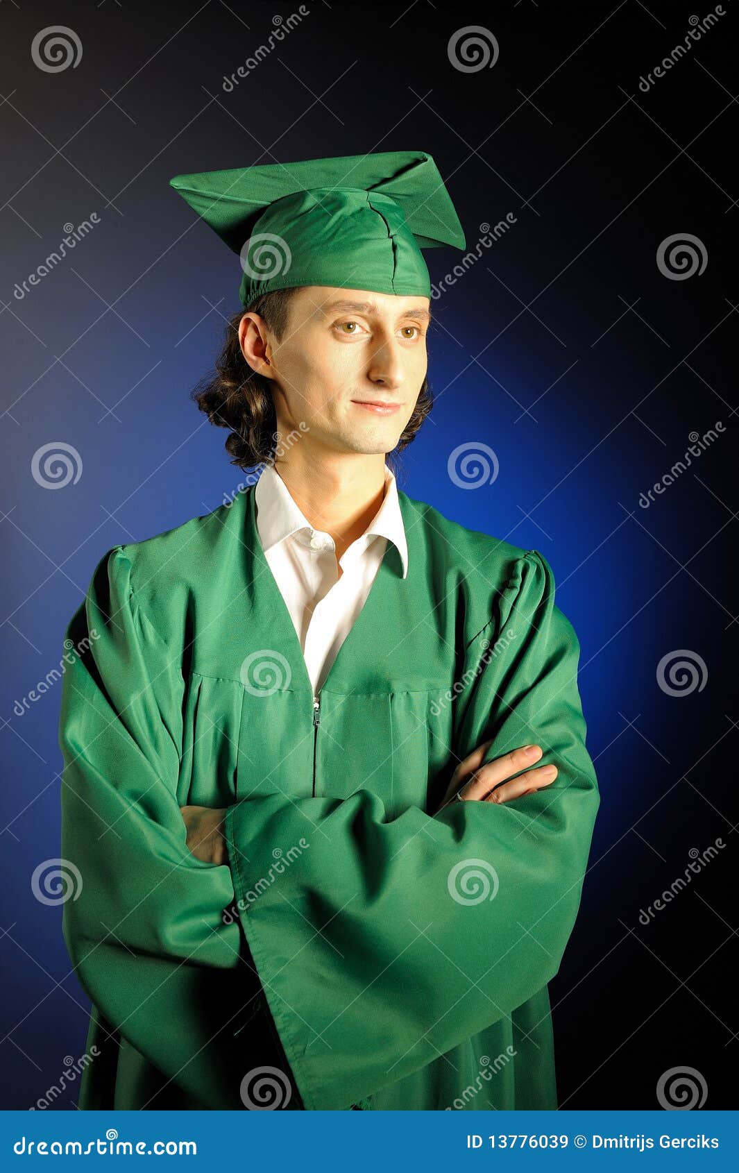 Portrait of a Succesful Man on His Graduation Day Stock Image - Image ...