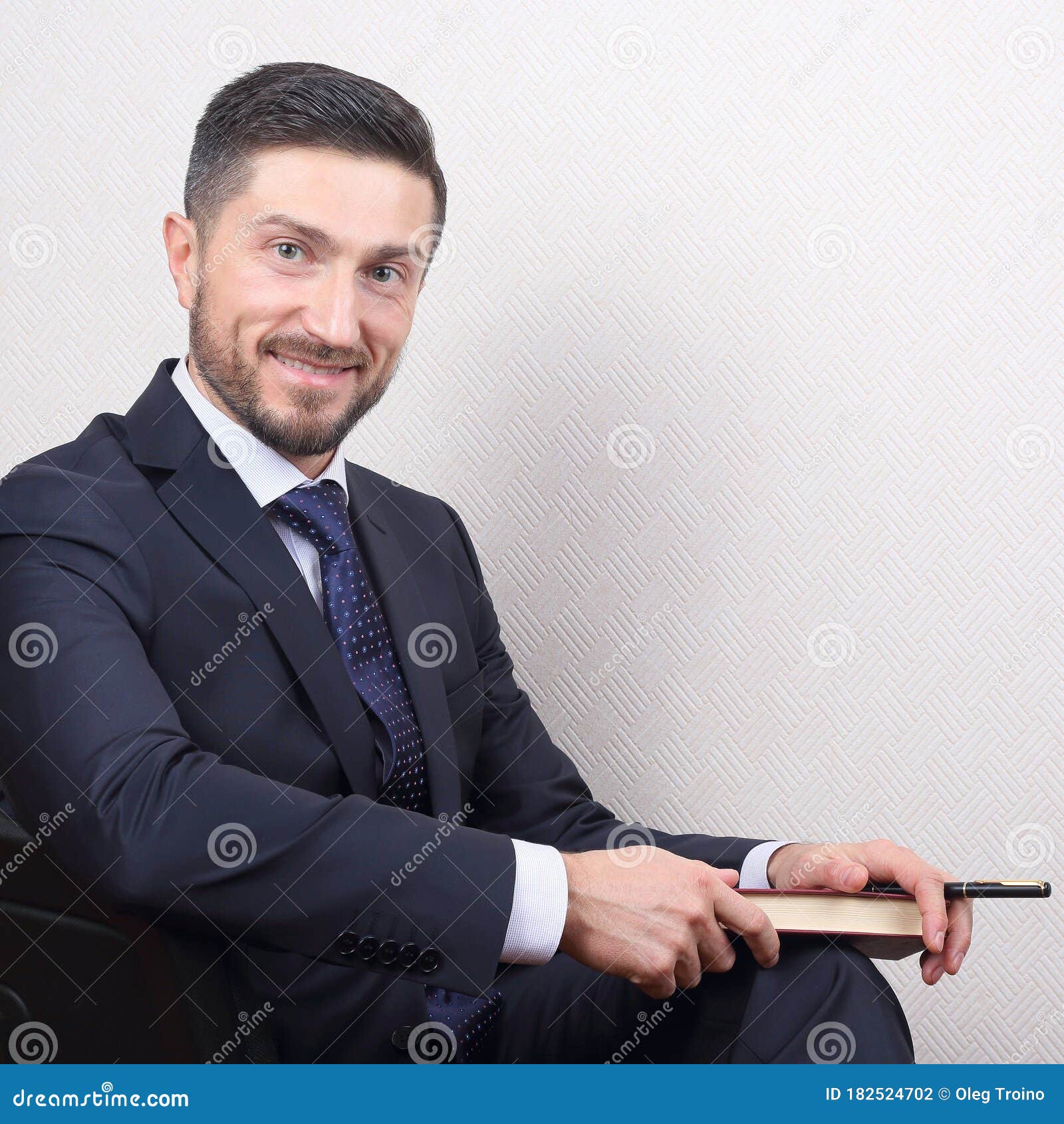 Portrait of Successful Business Man in a Suit Stock Photo - Image of ...