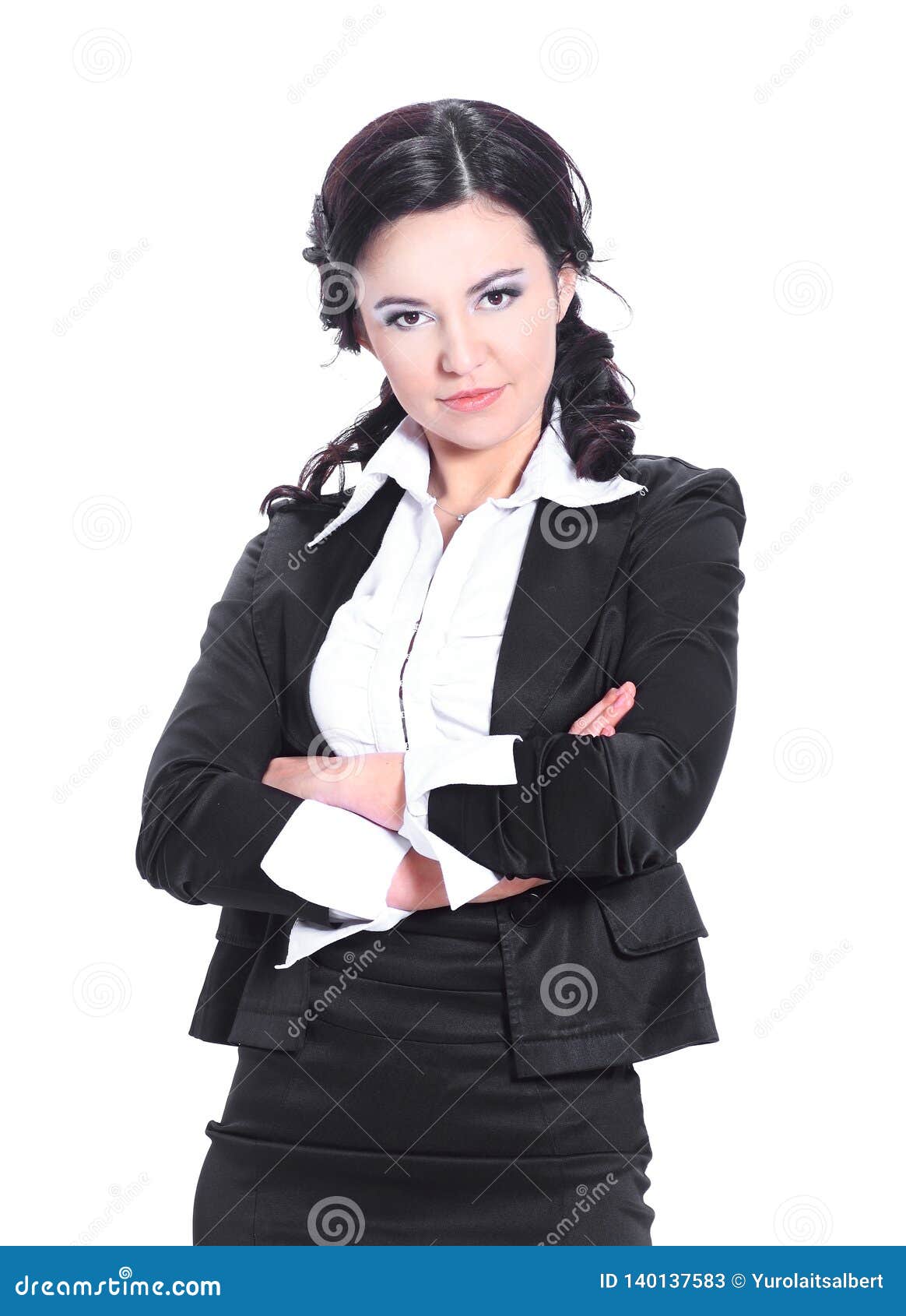 Portrait of Successful Business Woman.isolated on White Background ... Portrait of Successful Business Woman.isolated on White Background ...