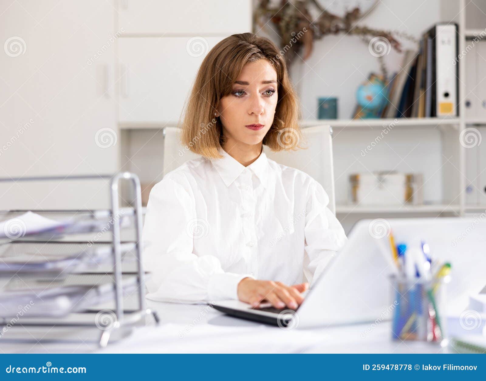 Portrait of Successful Business Woman in Office Interior Stock Photo ... Portrait of Successful Business Woman in Office Interior Stock Photo ...