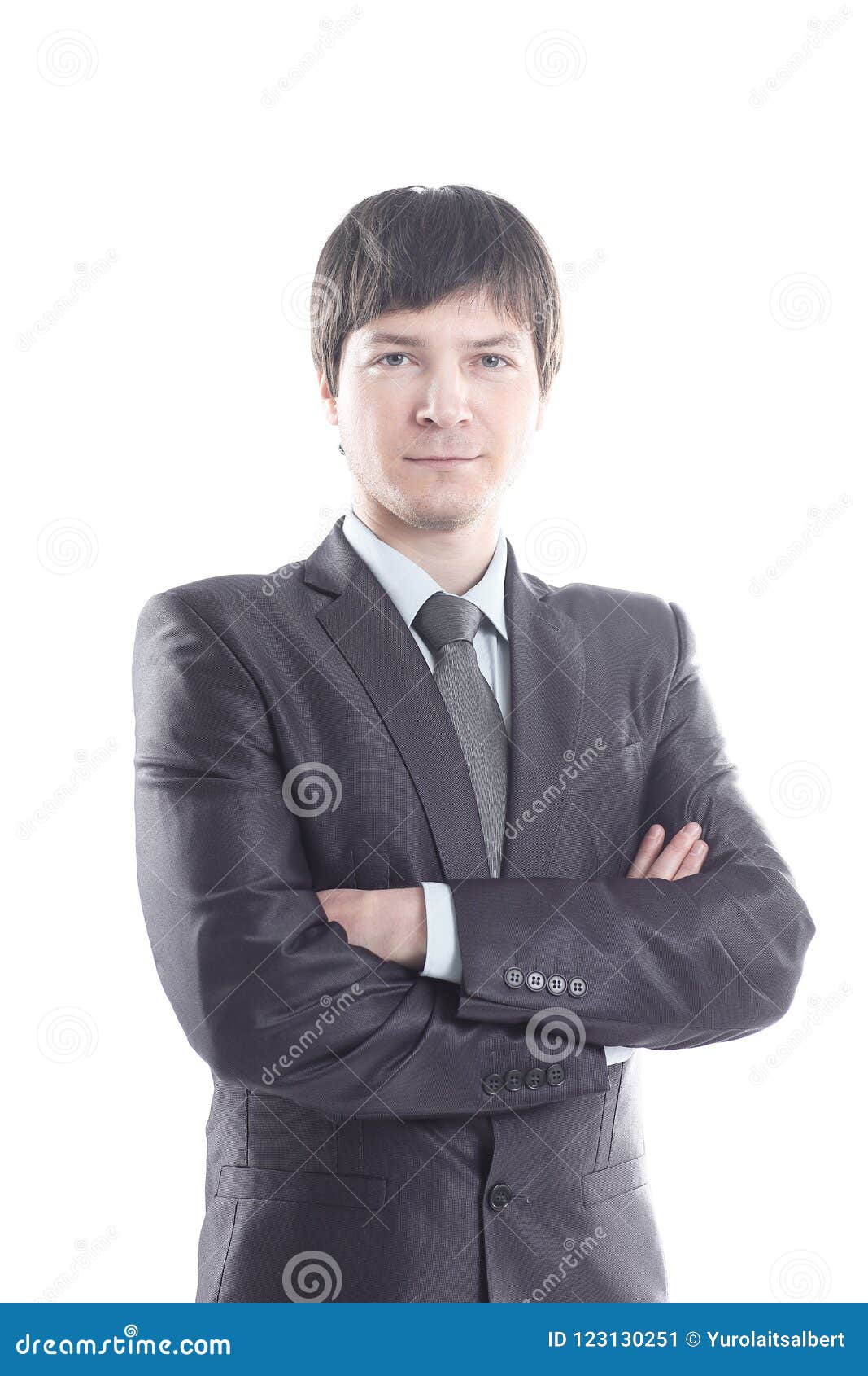 Portrait Of A Successful Businessman .isolated On White Background ... Portrait Of A Successful Businessman .isolated On White Background ...