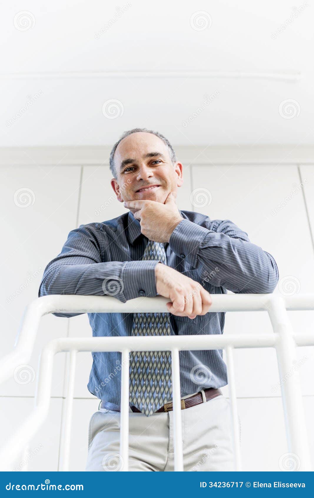 Portrait Of Successful Happy Businessman In Office Stock Image Image