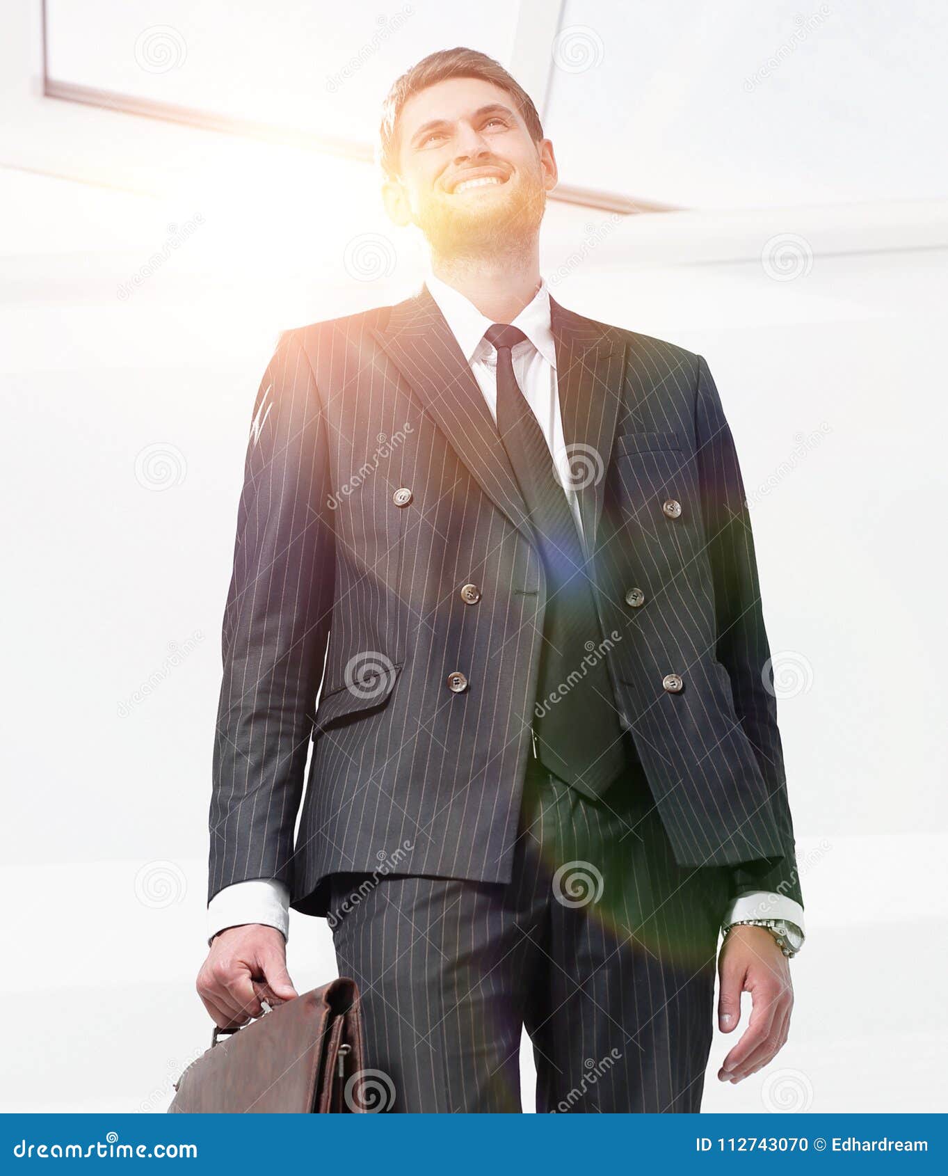 Portrait of a Successful Lawyer on White Background Stock Photo - Image ...