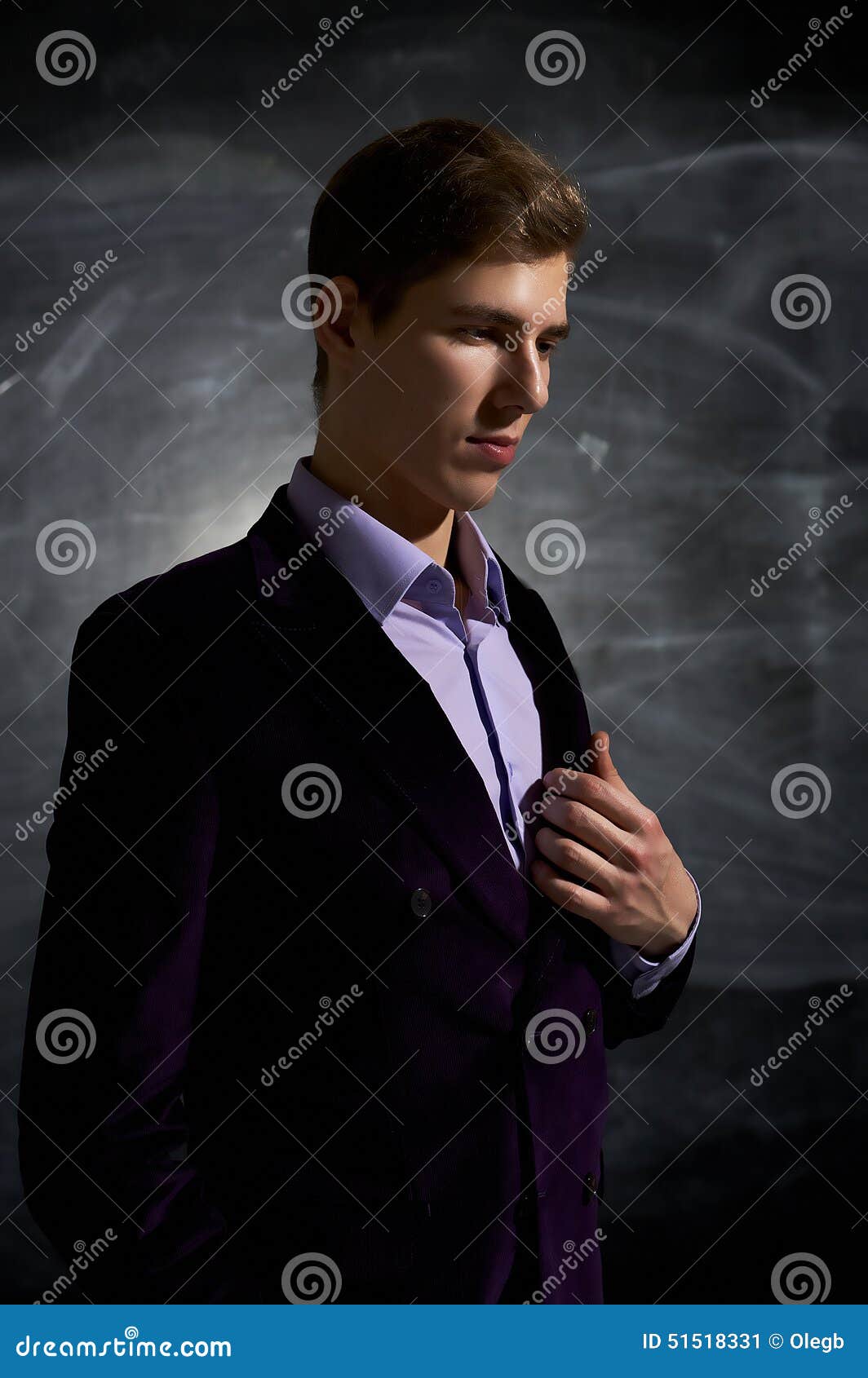 Portrait of a Successful Young Business Man Stock Image - Image of ...