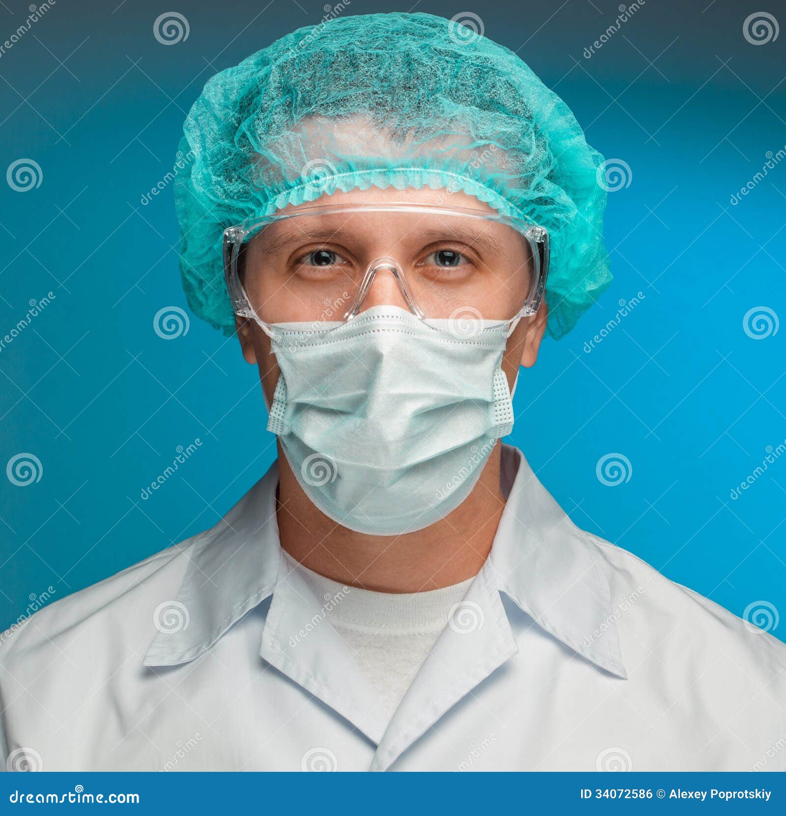 Portrait of a surgeon stock photo. Image of people, handsome - 34072586
