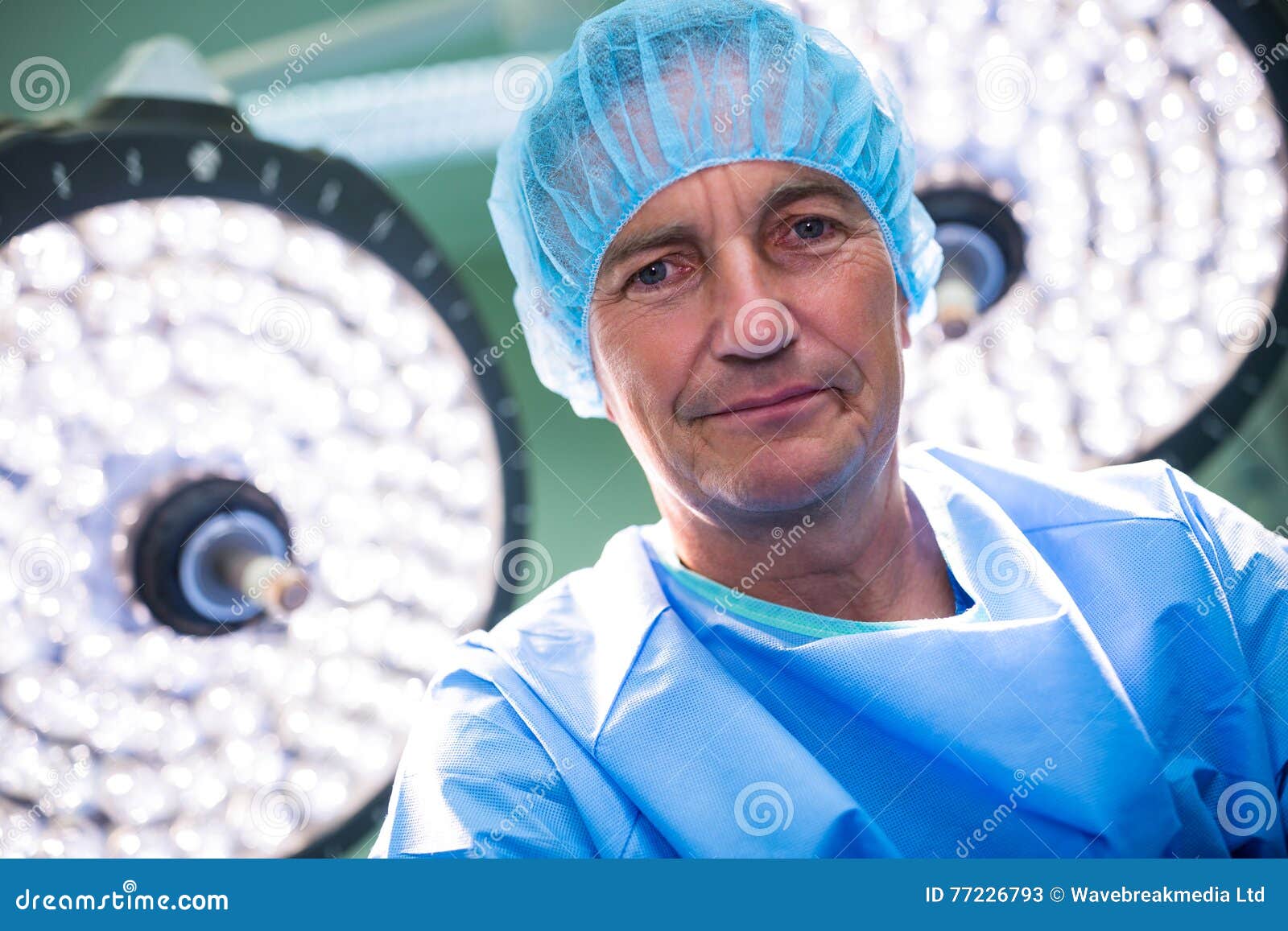 Portrait of Surgeon Standing in Operation Room Stock Image - Image of ...