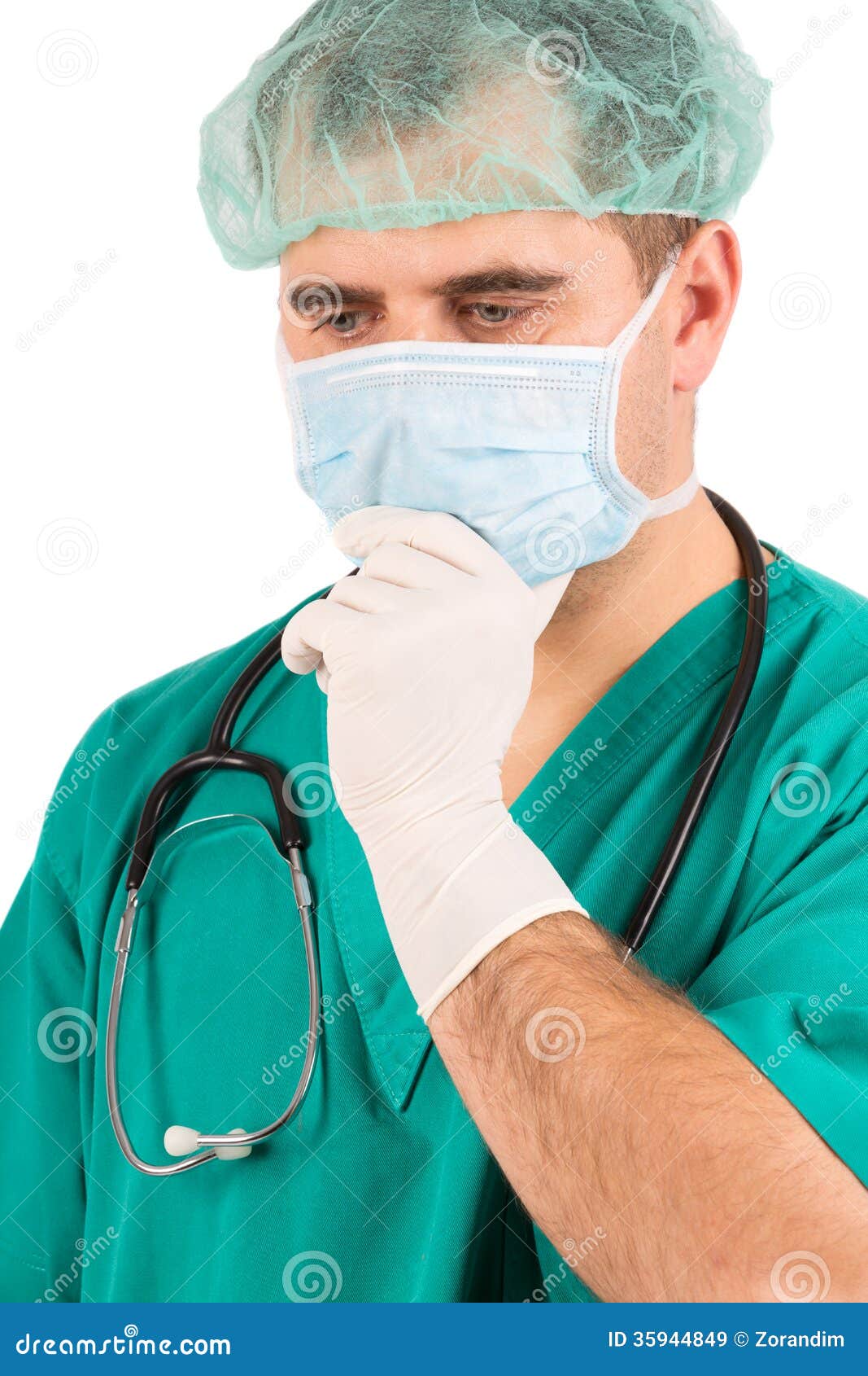 Portrait of a surgeon stock image. Image of specialist - 35944849