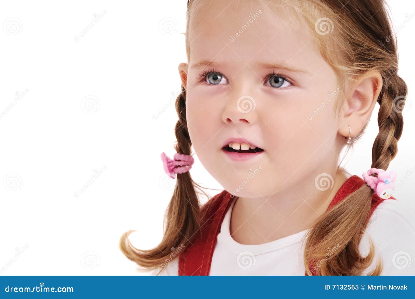 Portrait of Surprised Child Stock Image - Image of carefree, detail ...