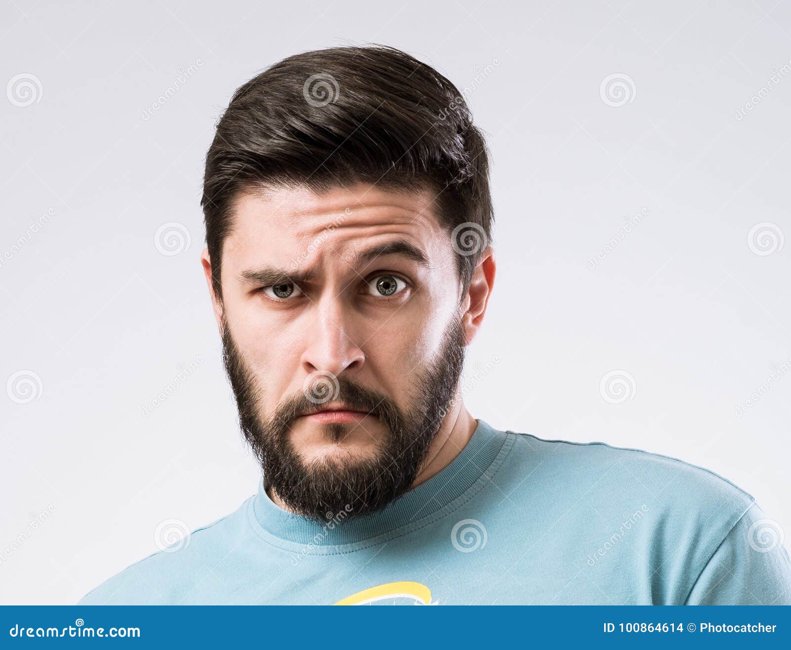 Bearded man portrait stock photo. Image of lifestyle - 100864614