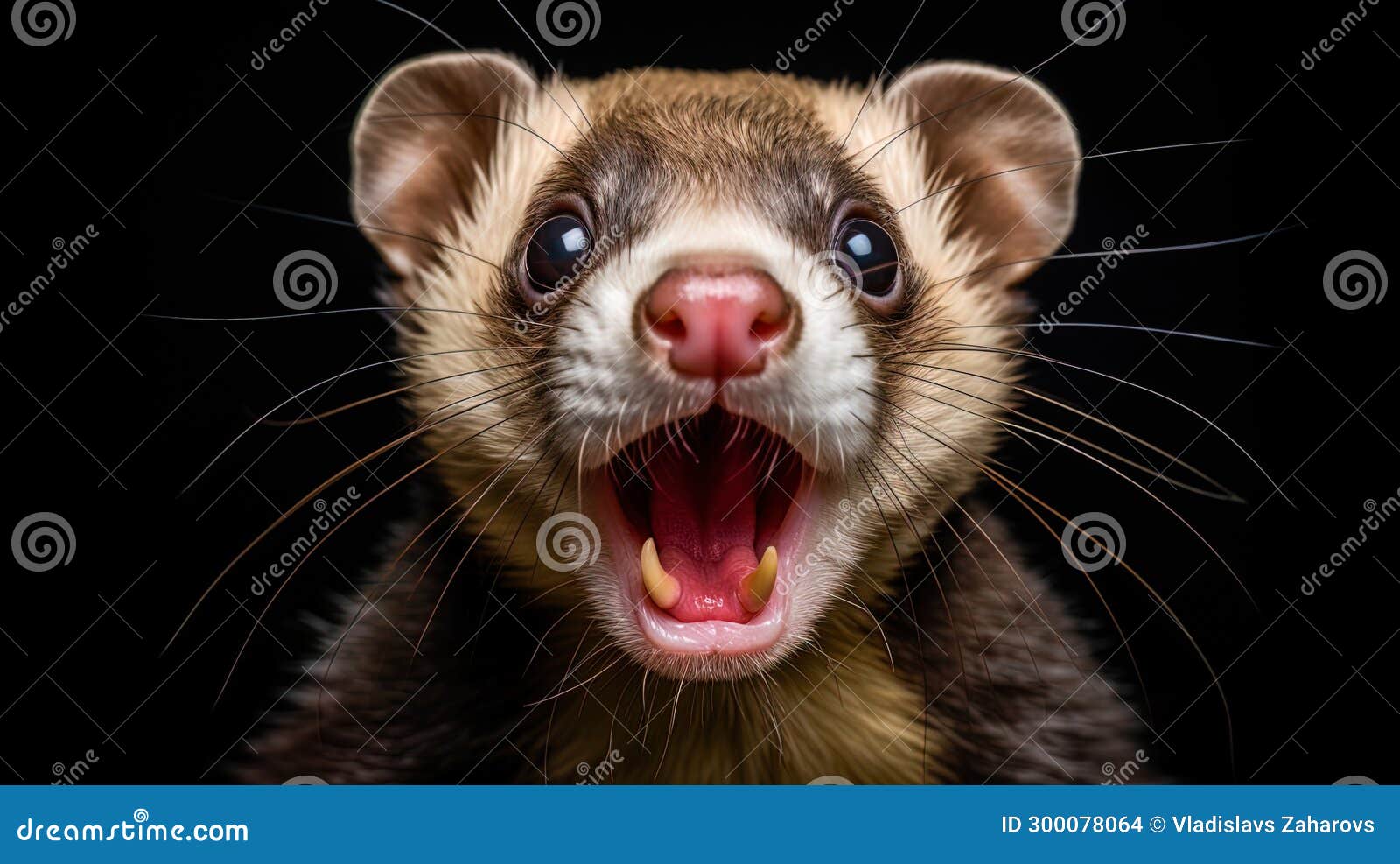 Portrait of a Surprised Lizard on Stone Stock Illustration ...