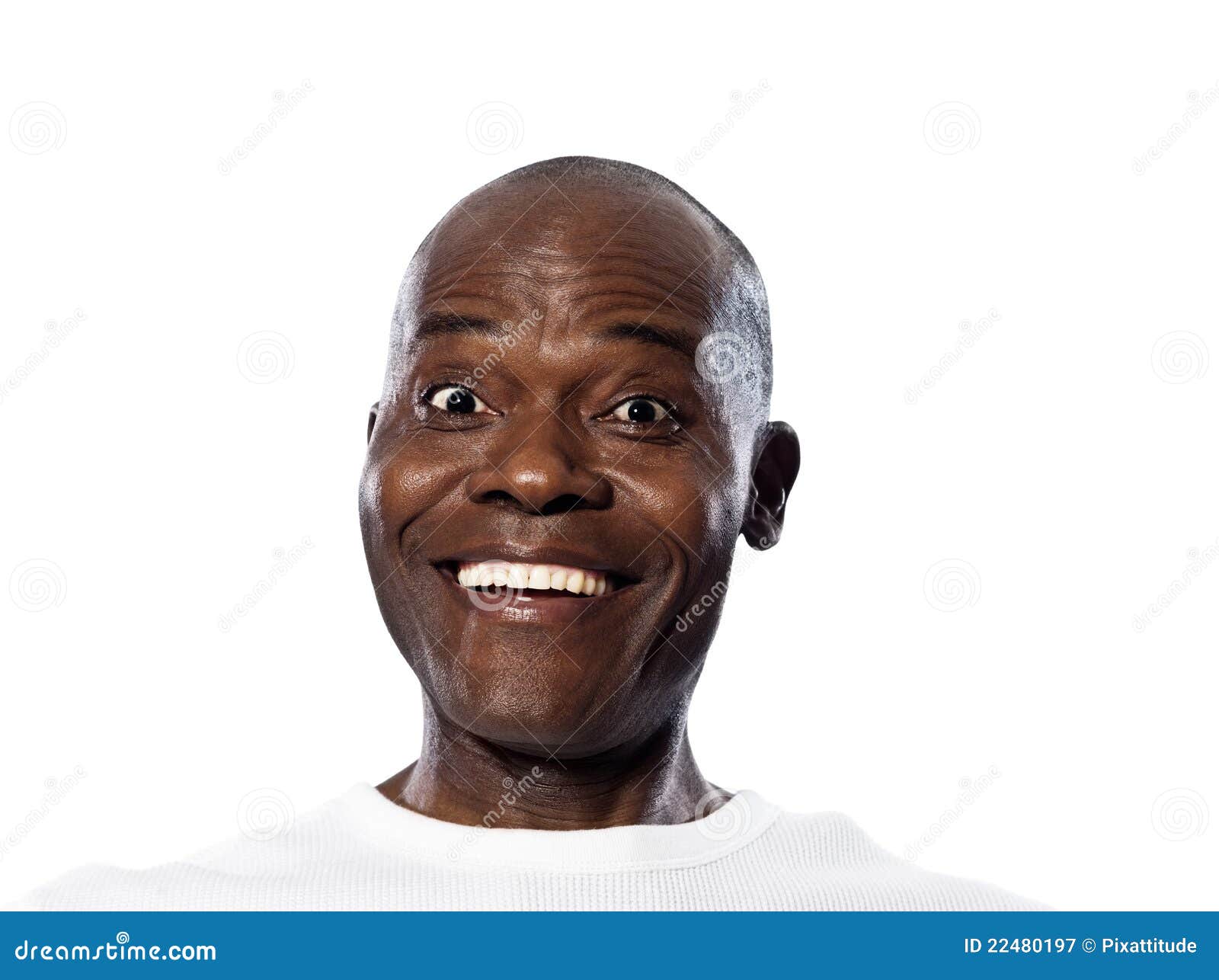 Portrait of Surprised Smiling Man Stock Image - Image of interiors ...