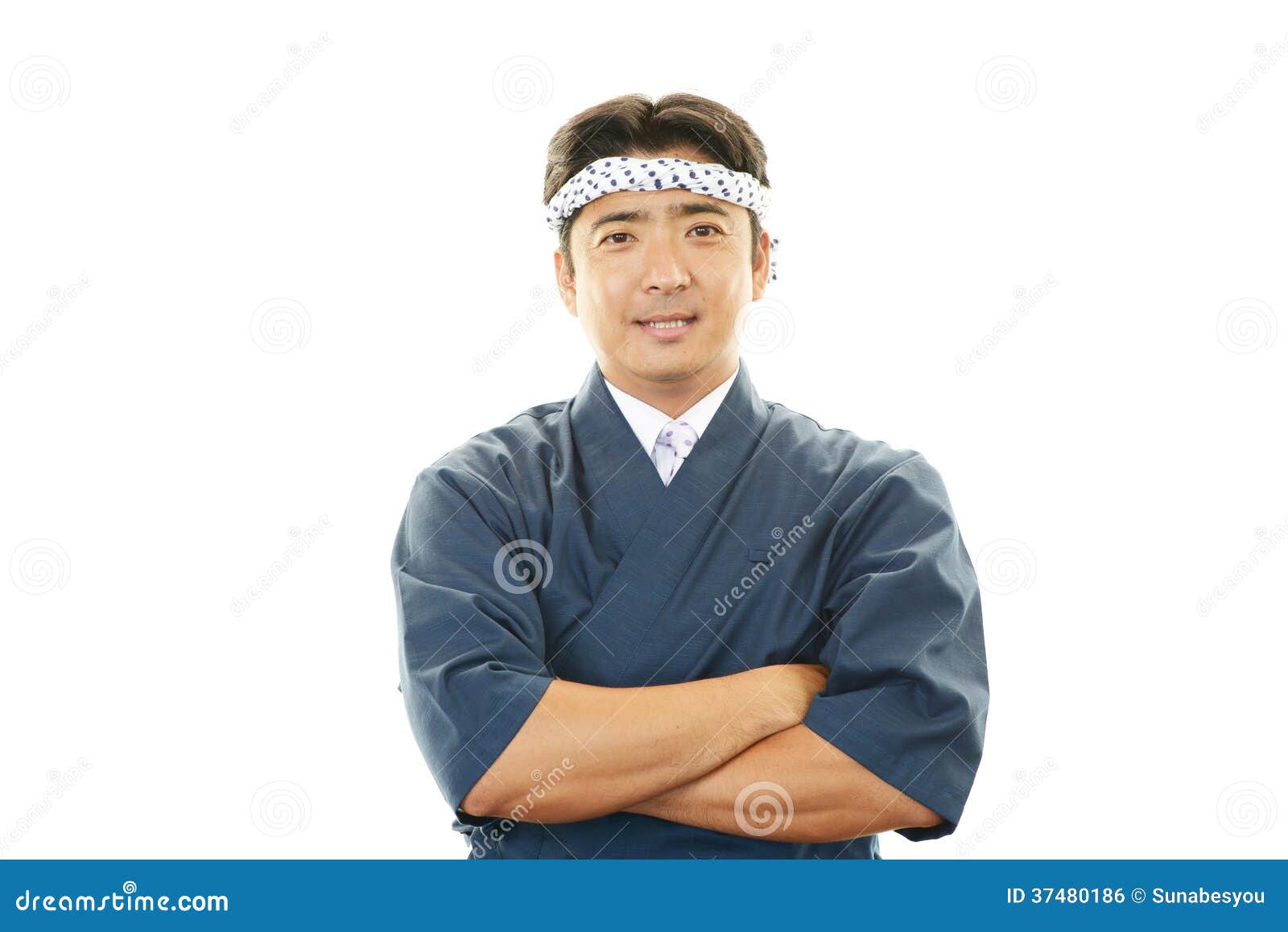 Portrait of a sushi chef stock photo. Image of breakfast - 37480186