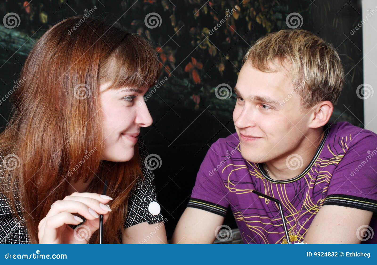 Portrait of sweet couple stock photo. Image of friendship - 9924832