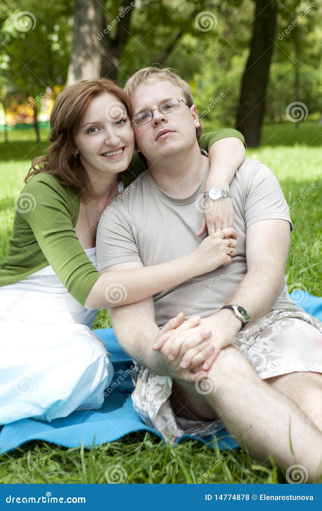 Portrait of a Sweet Couple in Love. Stock Photo - Image of laughing ...