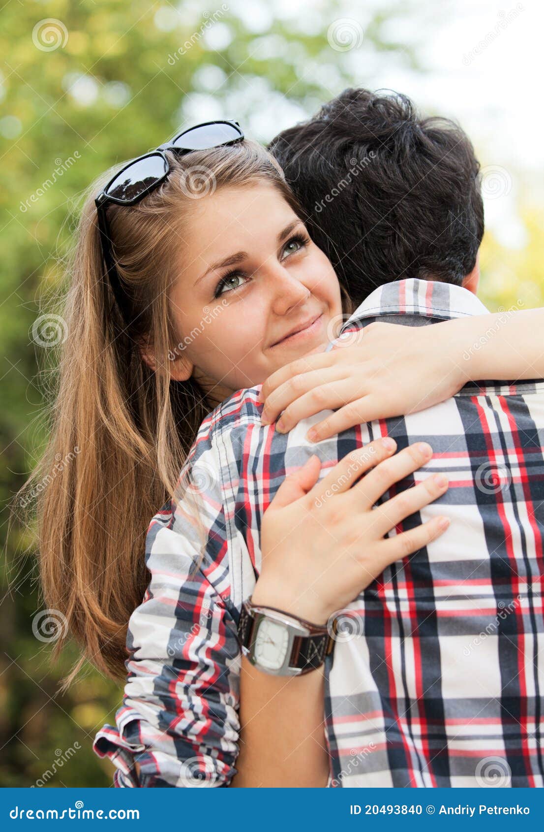 A Portrait of a Sweet Couple in Love. Stock Photo - Image of people ...