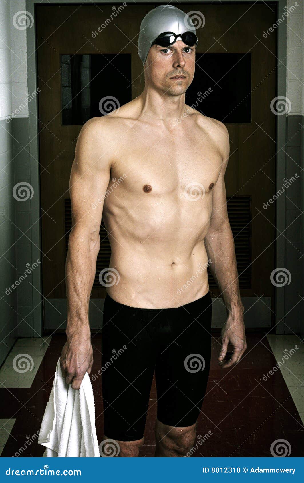 Portrait of a swimmer stock photo. Image of skin, swimmer - 8012310