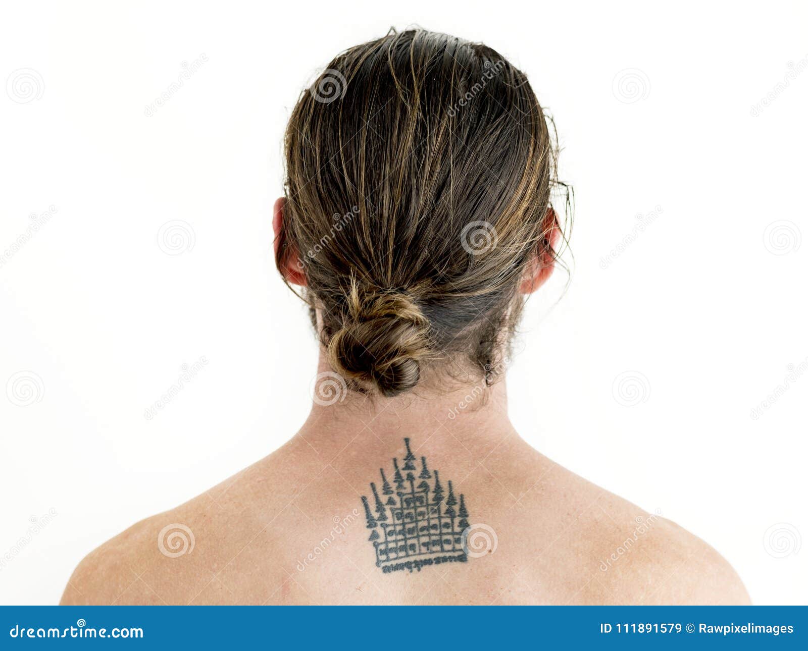 Portrait of Tattooed Man Closeup Back View Stock Image - Image of ... Portrait of Tattooed Man Closeup Back View Stock Image - Image of ...