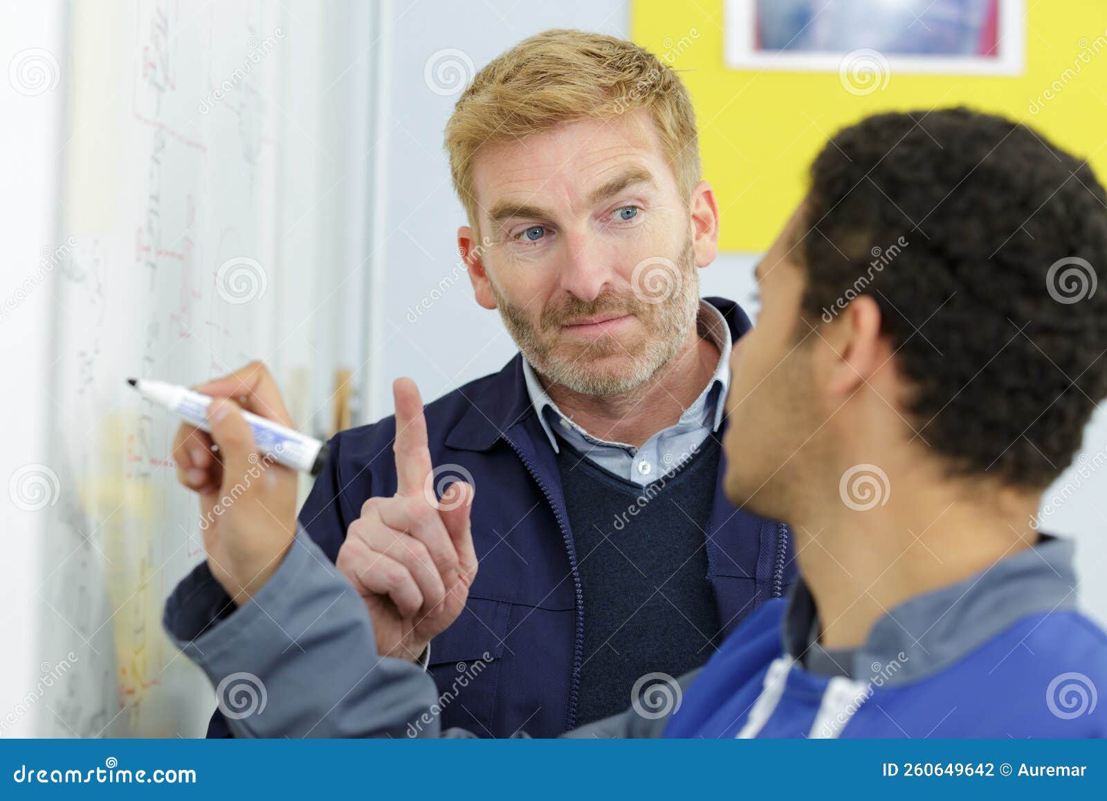 Portrait Teacher in Engineering Classroom Stock Photo - Image of ...