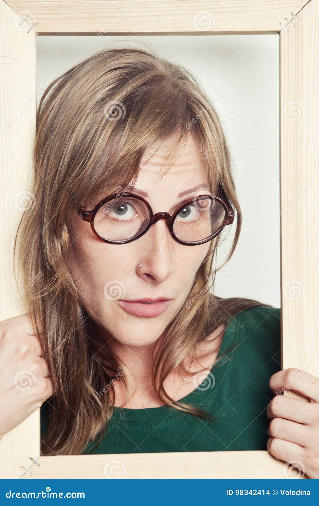 Portrait of a Teacher in Glasses Stock Photo - Image of glasses ...