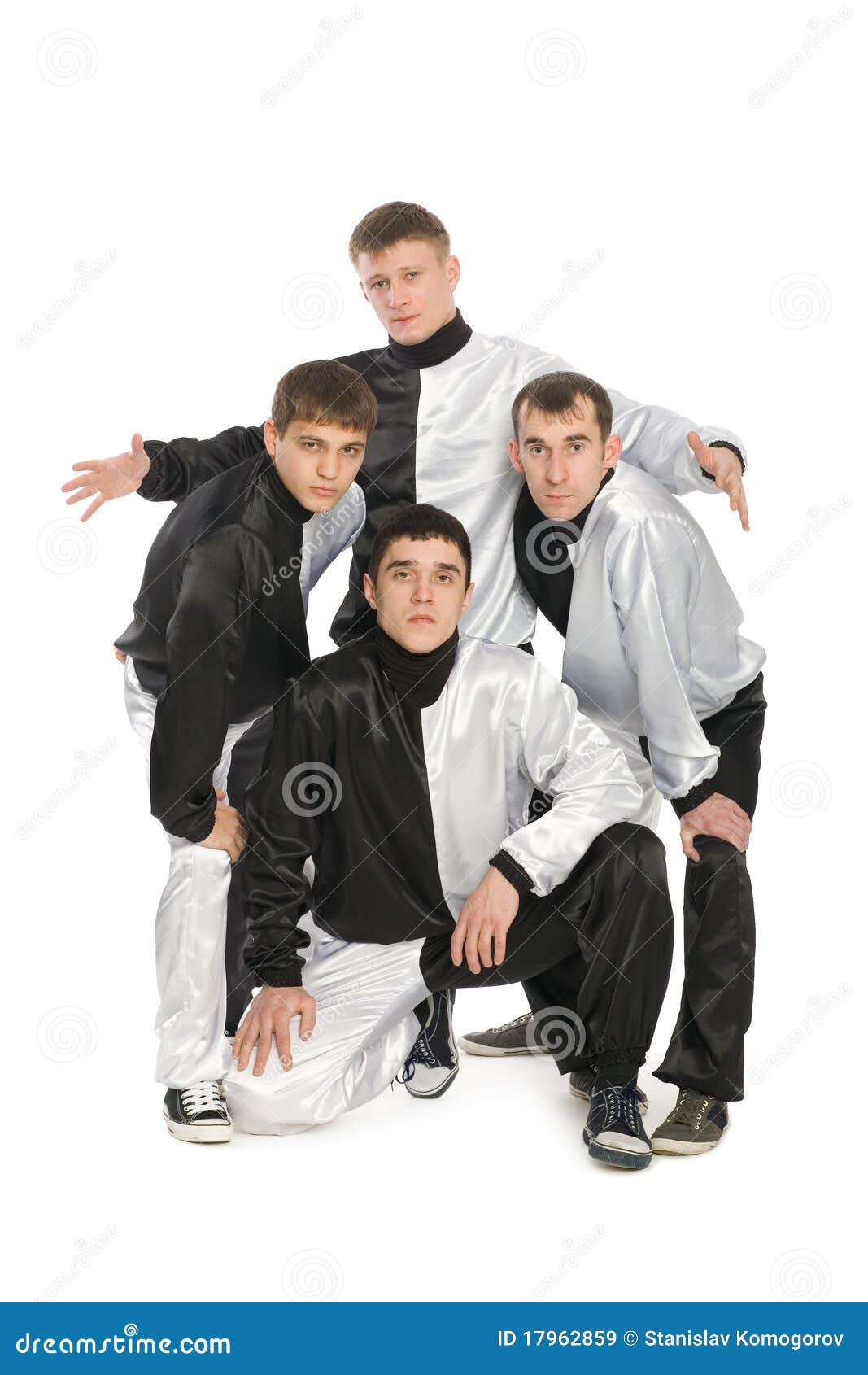 Portrait of a Team of Young Break Dancers Stock Image - Image of cool ...