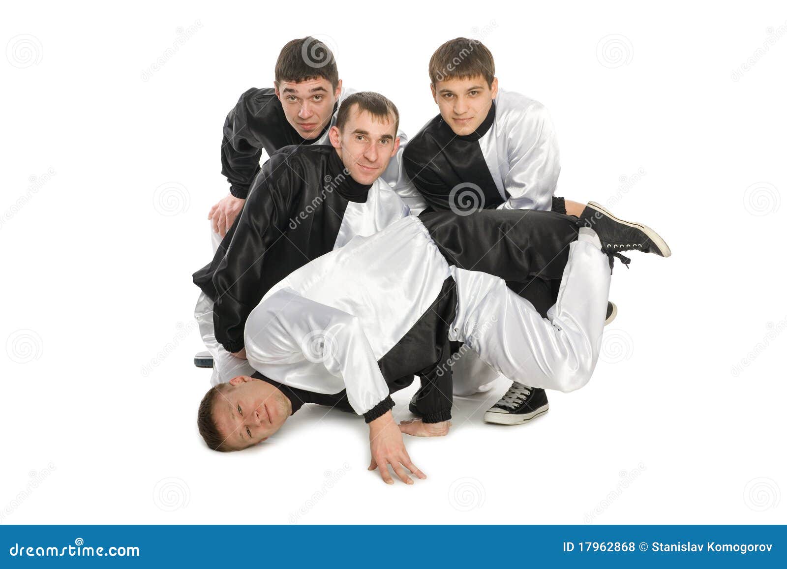 Portrait of a Team of Young Break Dancers Stock Photo - Image of ...
