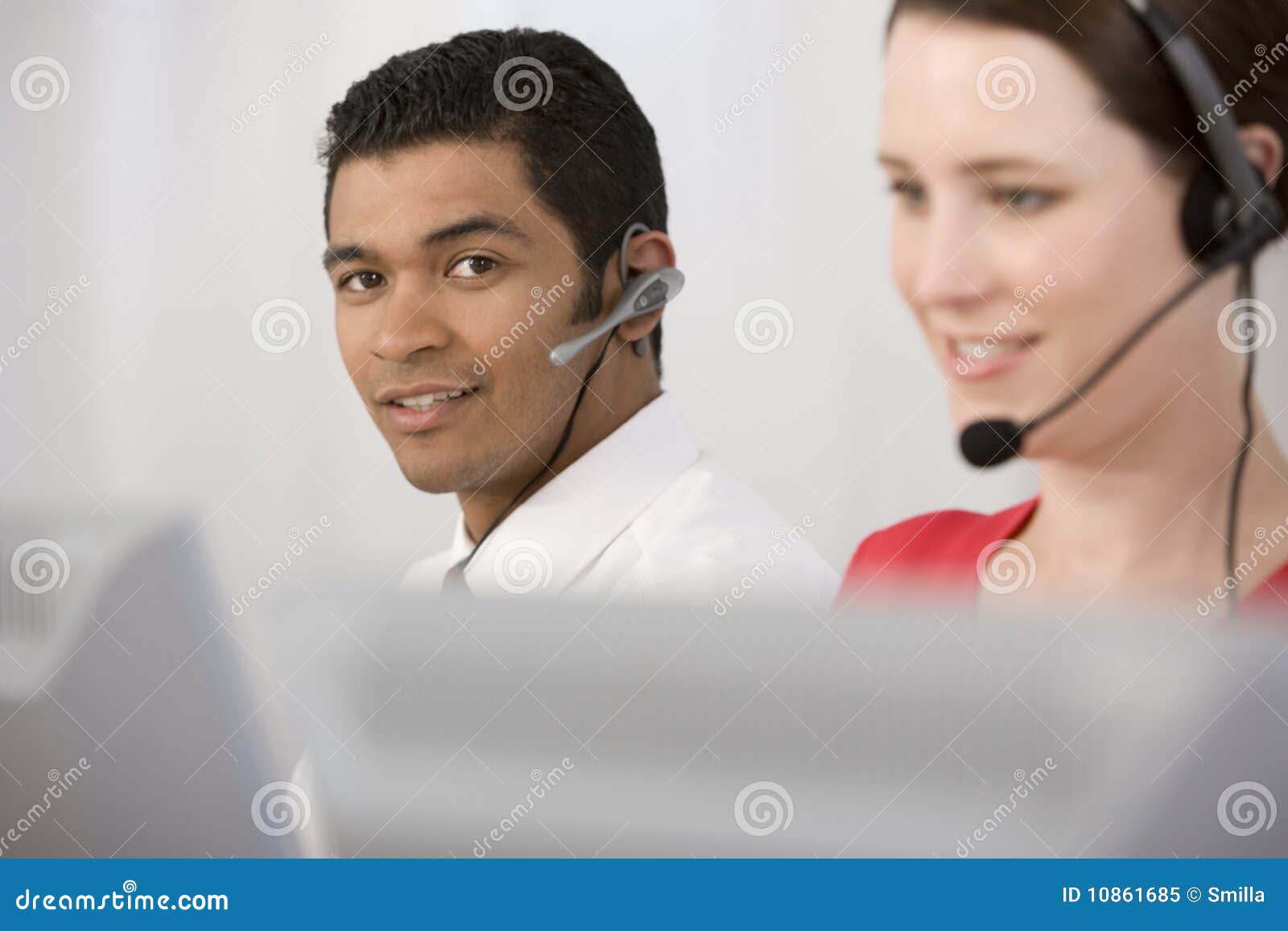 Portrait of Telephone Operator. Stock Image - Image of arrangement ...