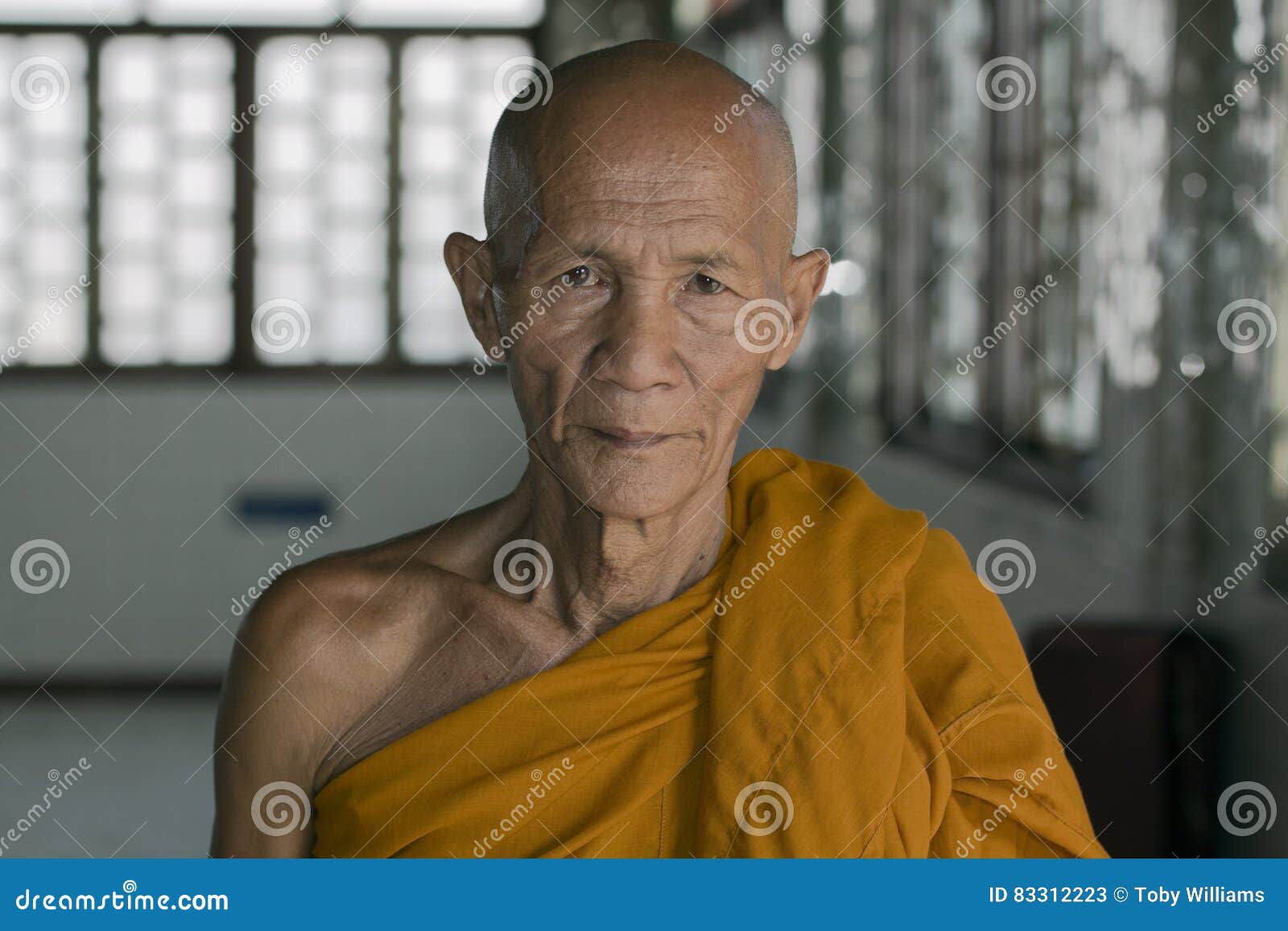 Buddhist Monk Black And White Royalty-Free Stock Photo | CartoonDealer ...