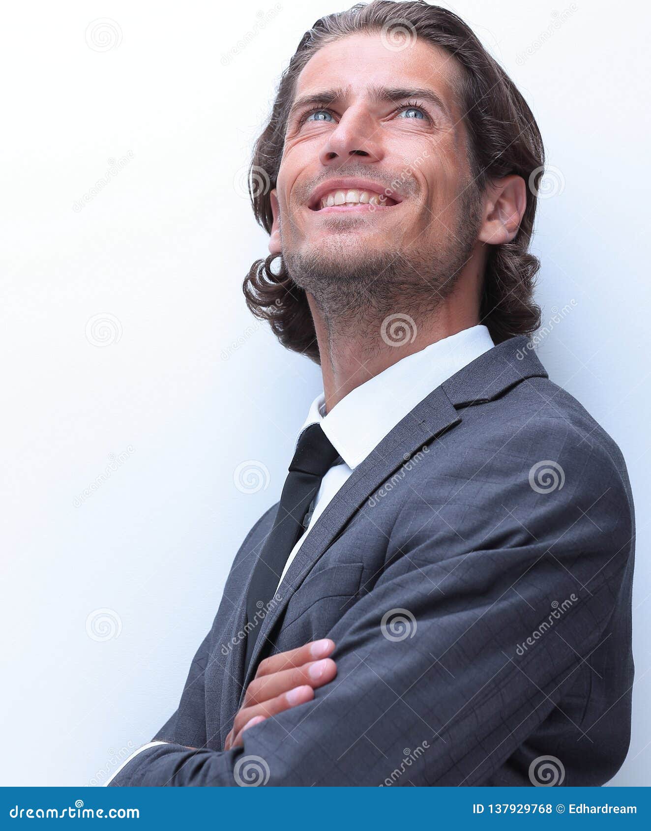 Portrait of Thinking Businessman, Stock Photo - Image of emotional ...
