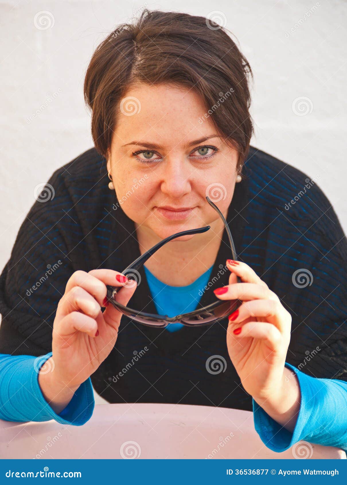 Portrait of thinking woman stock image. Image of thoughtful - 36536877