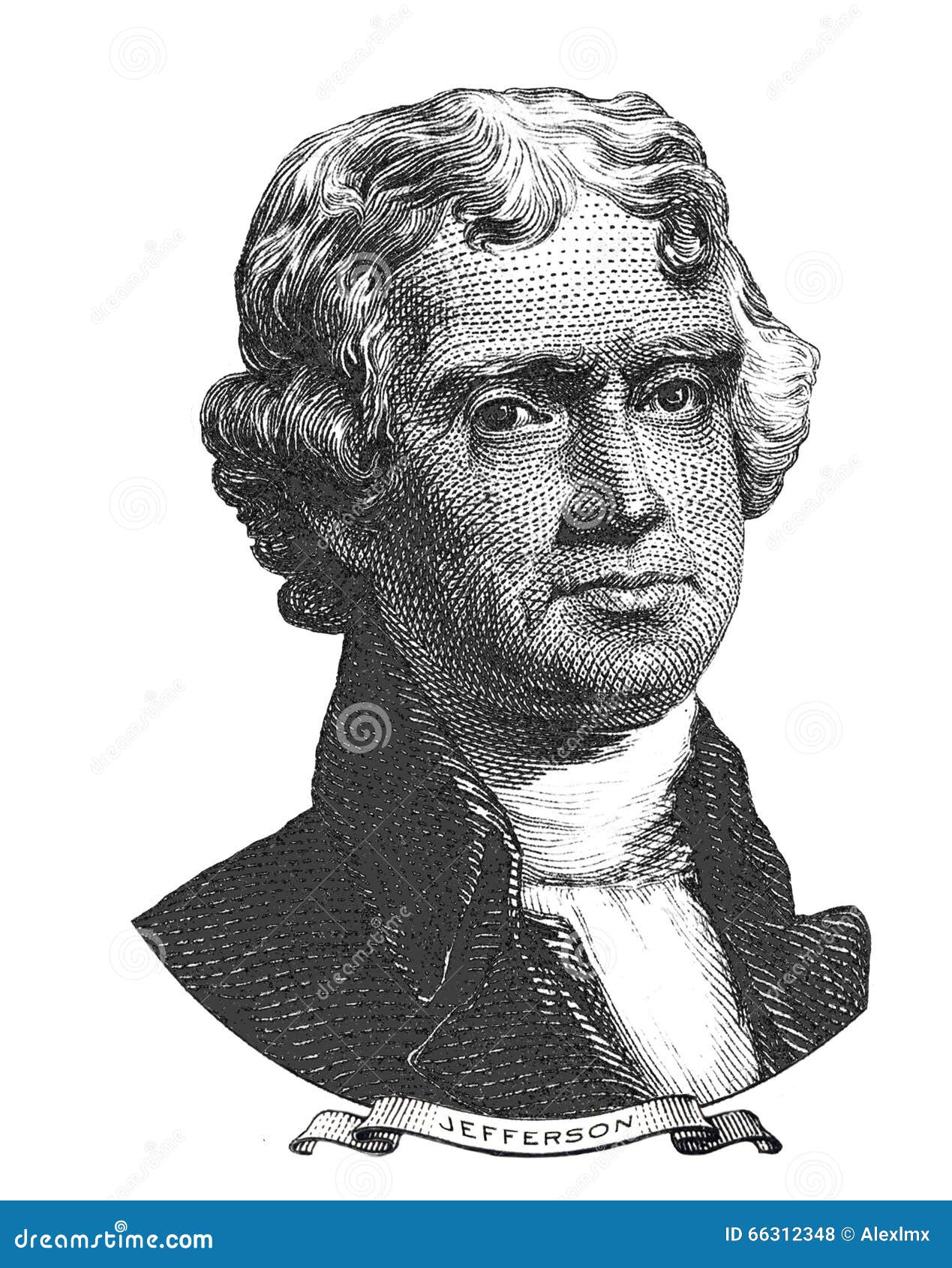 Thomas Jefferson White Background Stock Illustrations – 28 Thomas ...