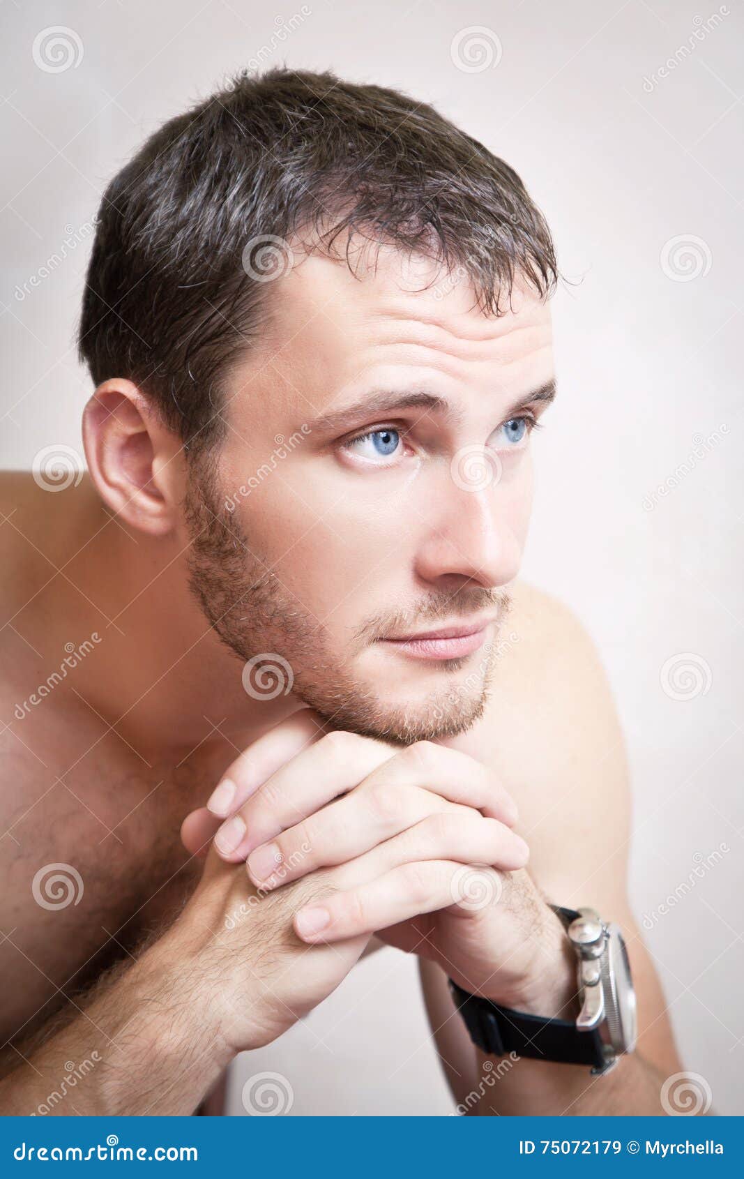 Portrait of Thoughtful Attractive Man Close Up Stock Image - Image of ... Portrait of Thoughtful Attractive Man Close Up Stock Image - Image of ...
