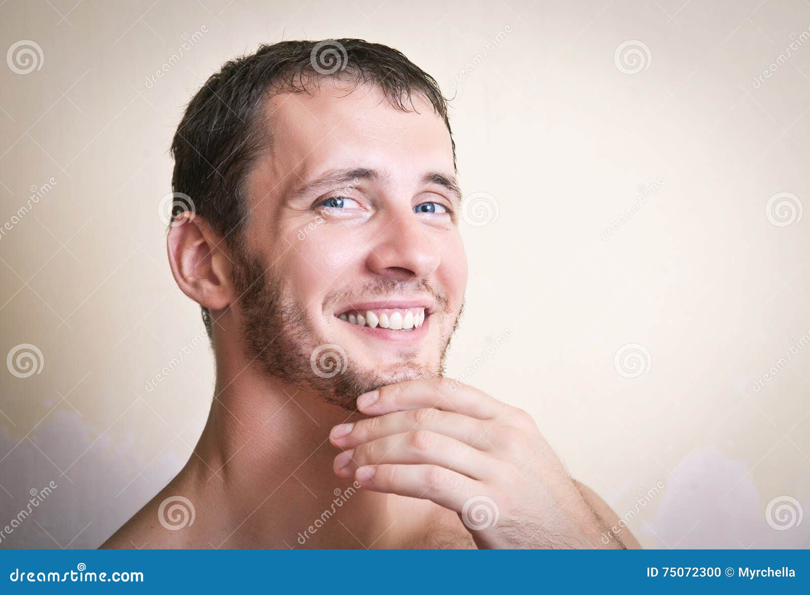 Portrait of Thoughtful Attractive Man Close Up Stock Photo - Image of ... Portrait of Thoughtful Attractive Man Close Up Stock Photo - Image of ...