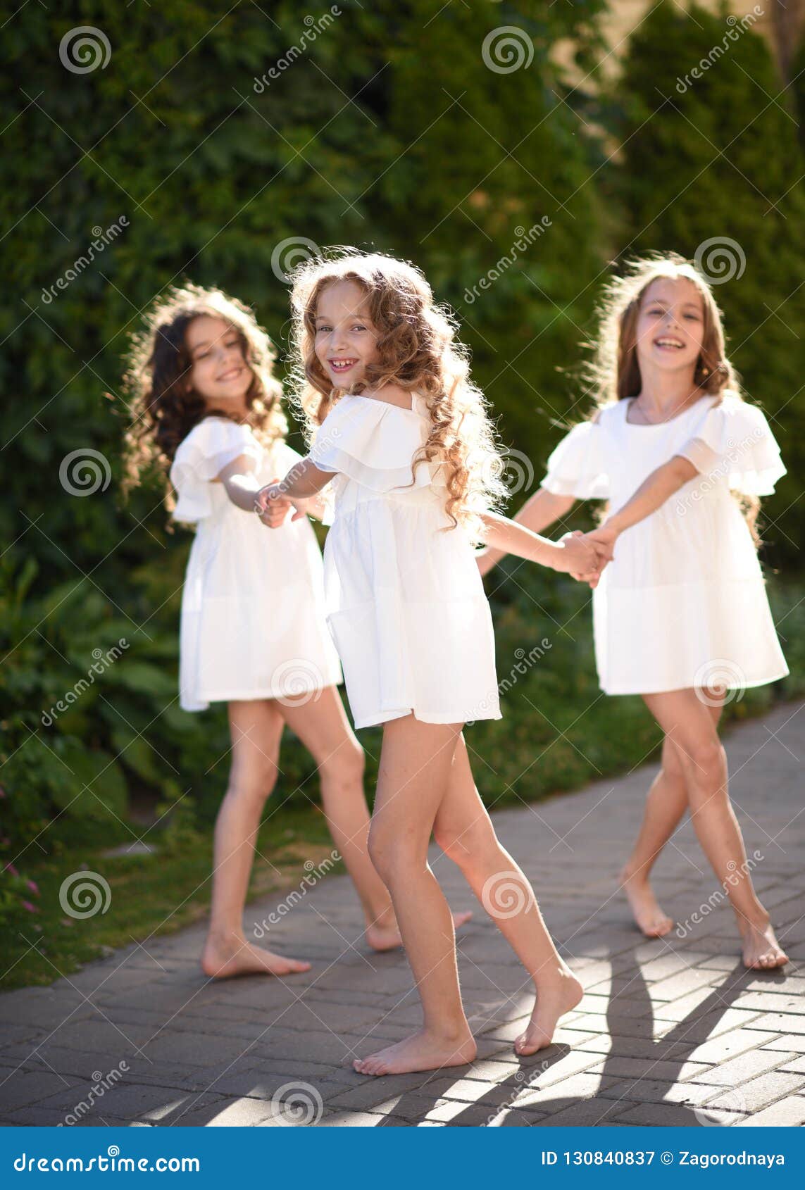 Portrait of Three Girls Girlfriends Stock Image - Image of sweetie ...