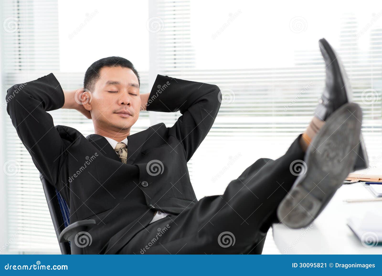 Being relaxed stock image. Image of formal, businessperson - 30095821