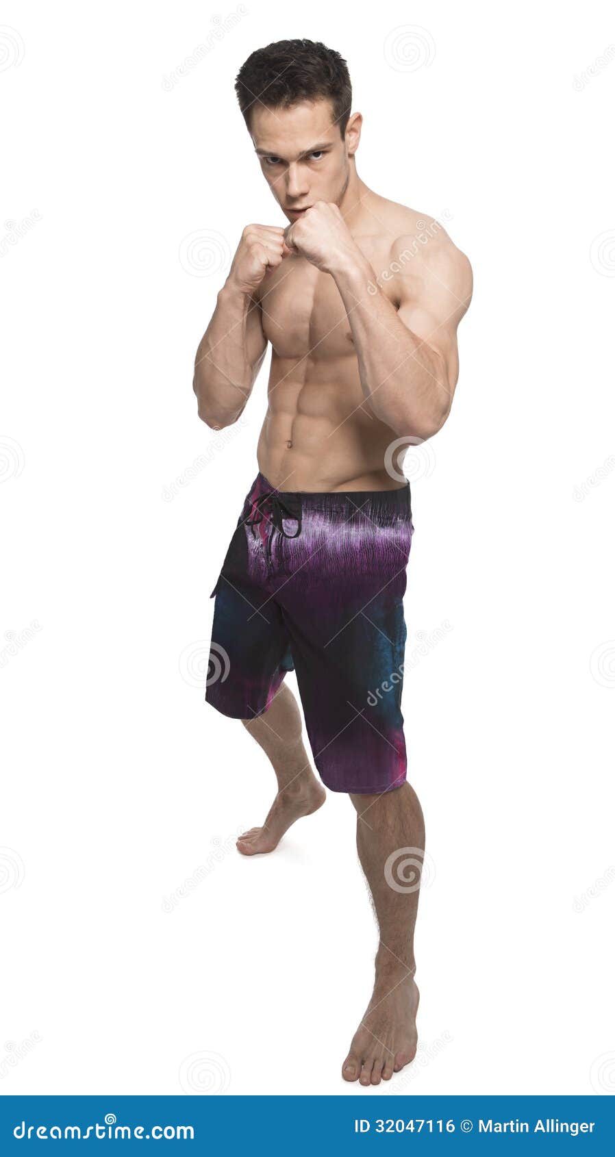 Portrait of Tough Boxing Guy Stock Photo - Image of body, beautiful ...