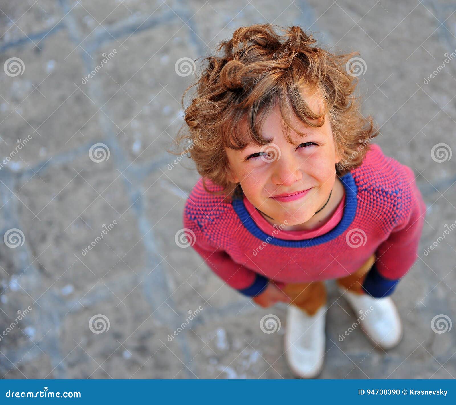 Portrait of a Tricky Boy Outdoors Stock Photo - Image of fashion, hair ...