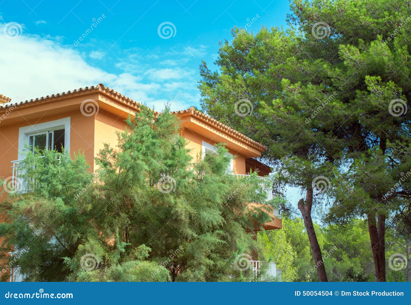 Portrait of Tropical Apartment. Stock Photo - Image of generic, house ...