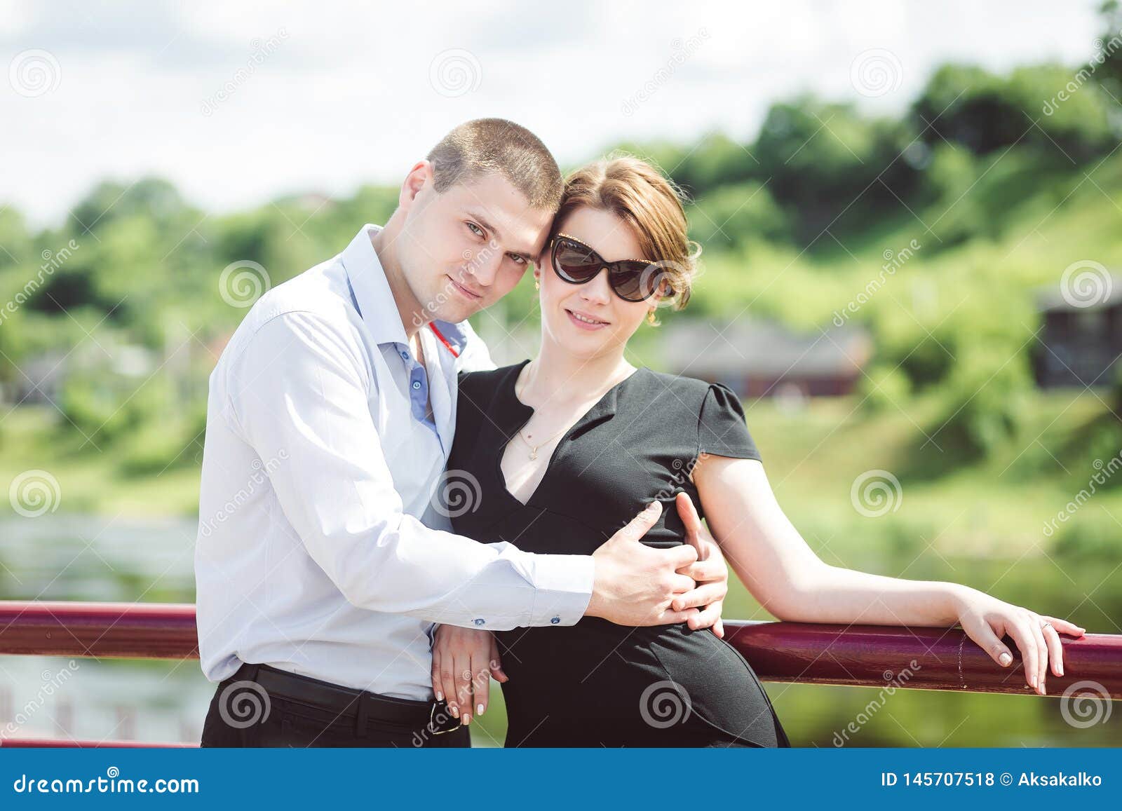 Portrait of Two Beautiful Young Lovers Stock Photo - Image of lifestyle ...