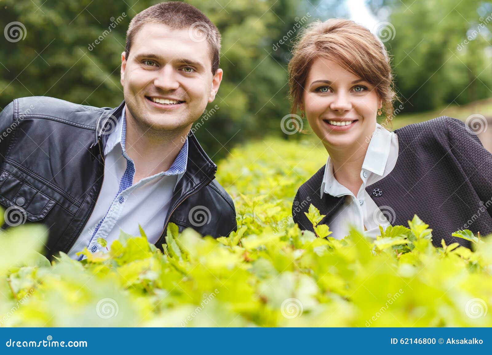 Portrait of Two Beautiful Young Lovers Stock Photo - Image of female ...