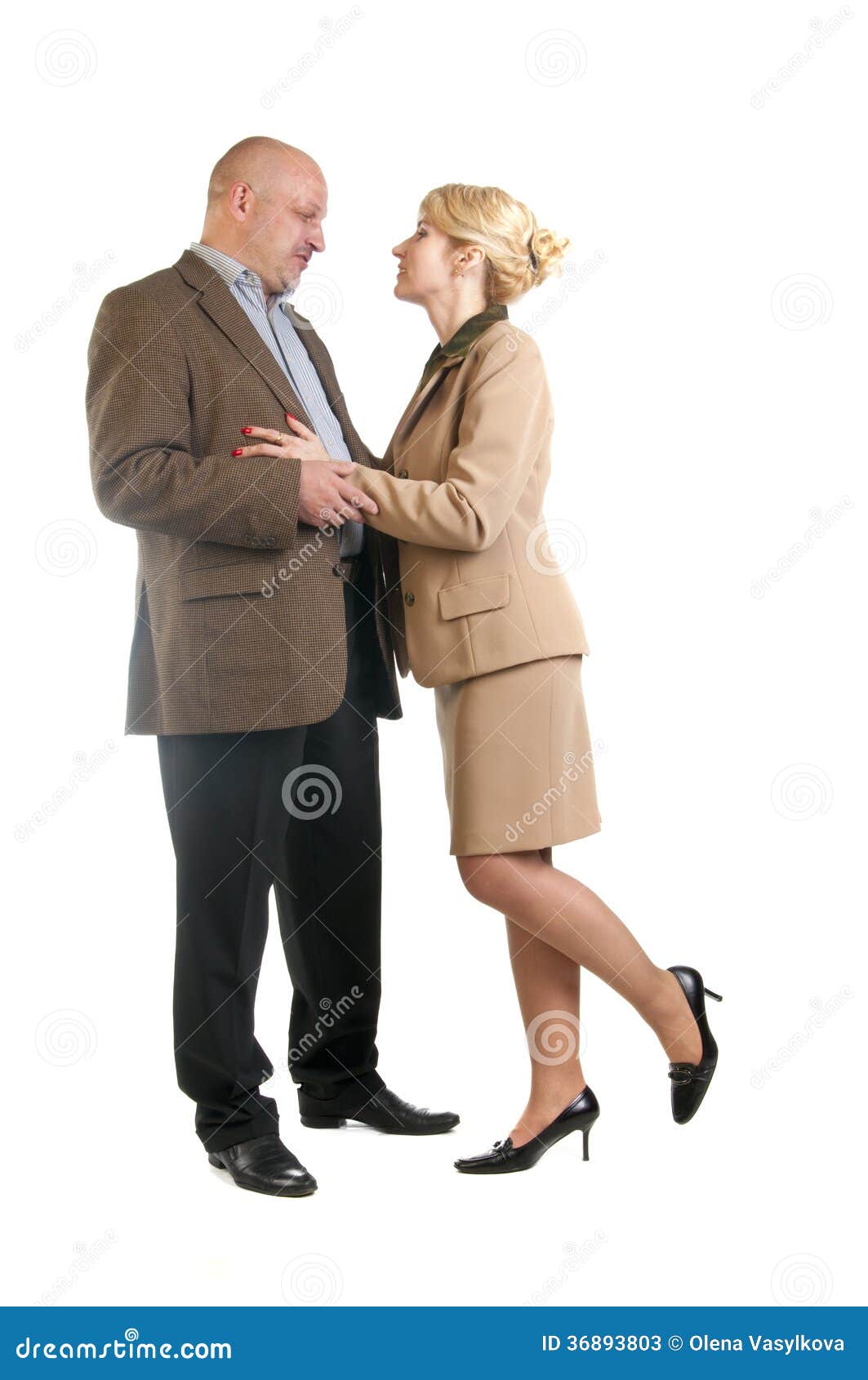 Portrait of Two Business People Stock Image - Image of friends, person ...